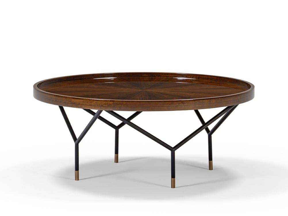 AVA | Round coffee table Round wooden coffee table By Casa Magna
