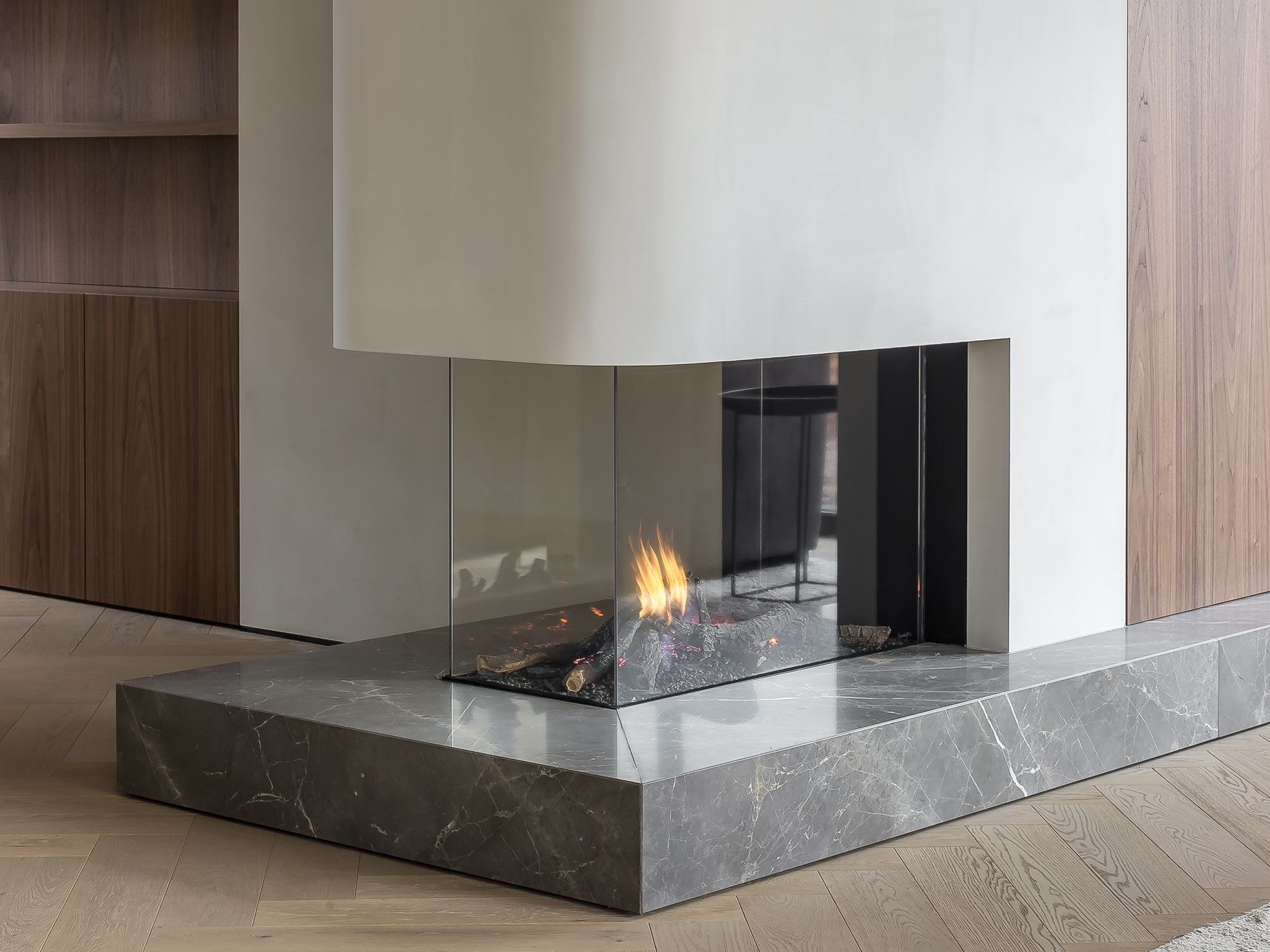 AVENUE MF 900-60 GHE 3S EXT fireplace By Metalfire