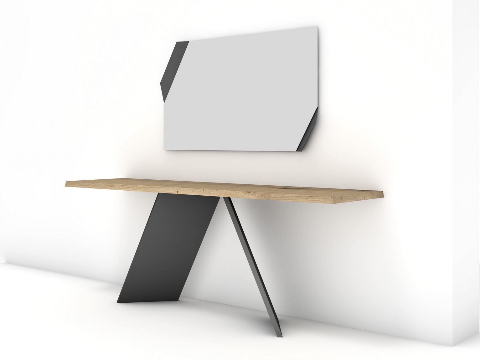 AX | Wooden console table Ax Collection By Bonaldo design Gino Carollo