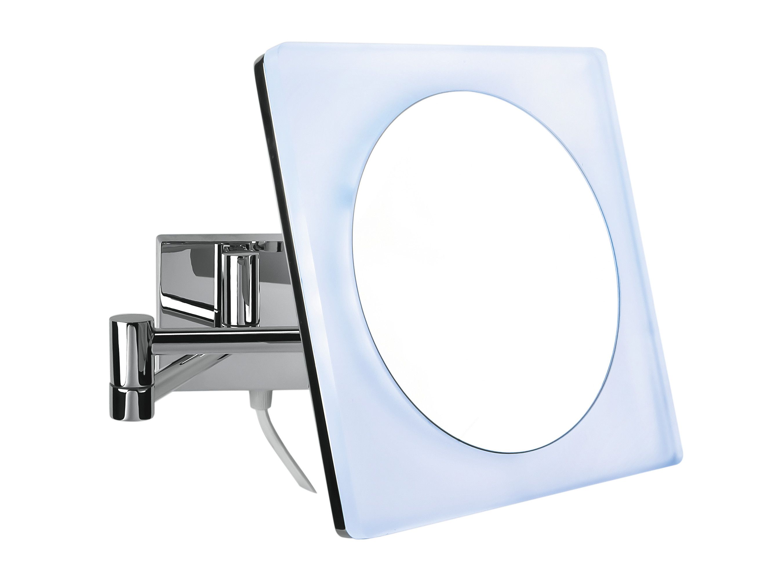 B9756 | Shaving mirror Wall-mounted shaving mirror with integrated ...