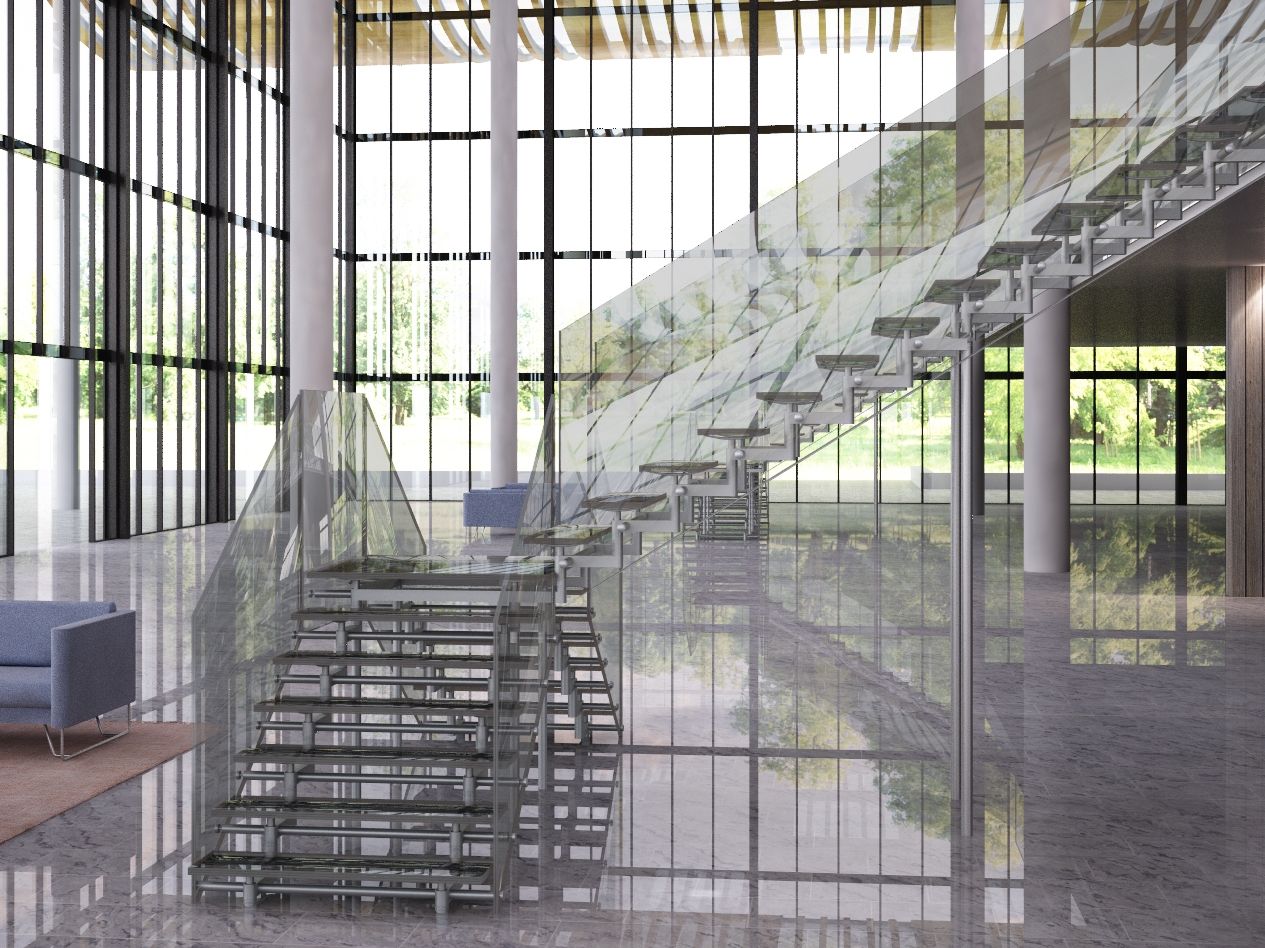 BACKBONE DOUBLE Open staircase By IAM DESIGN