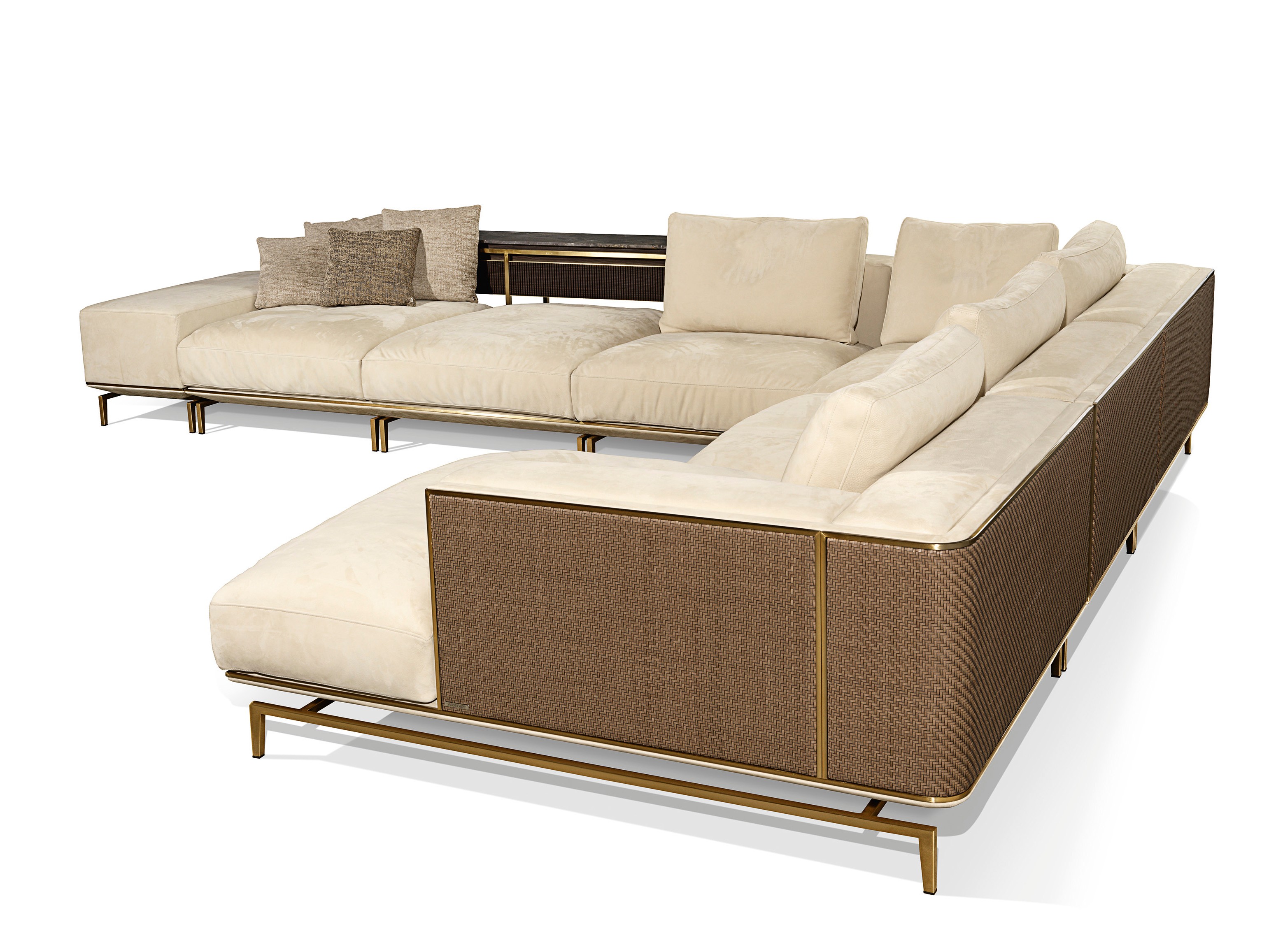 BACKSTAGE Corner fabric sofa By Visionnaire | design Fabio Bonfà
