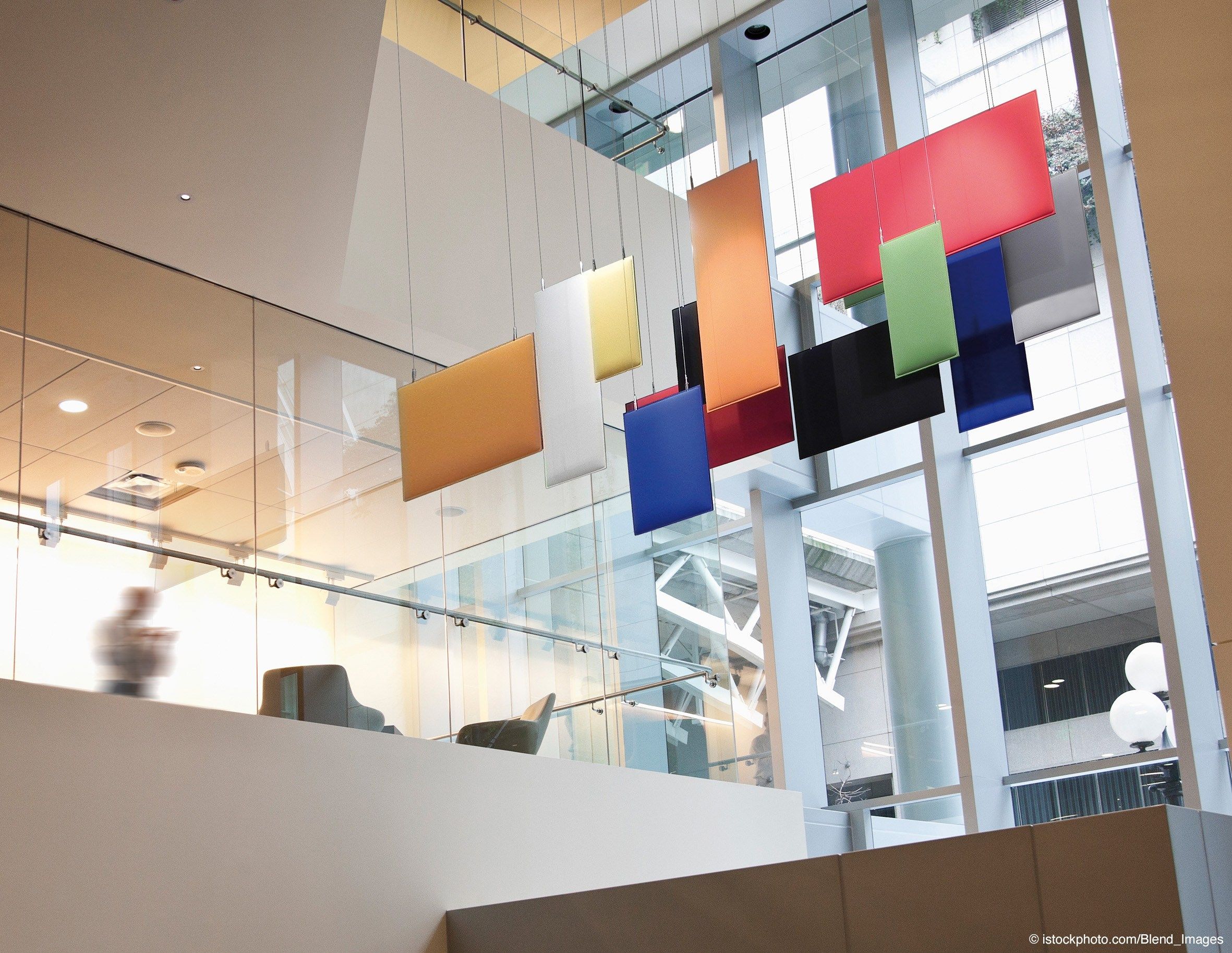 Fabric acoustic baffles BAFFLE Snowsound Technology Collection By Caimi ...