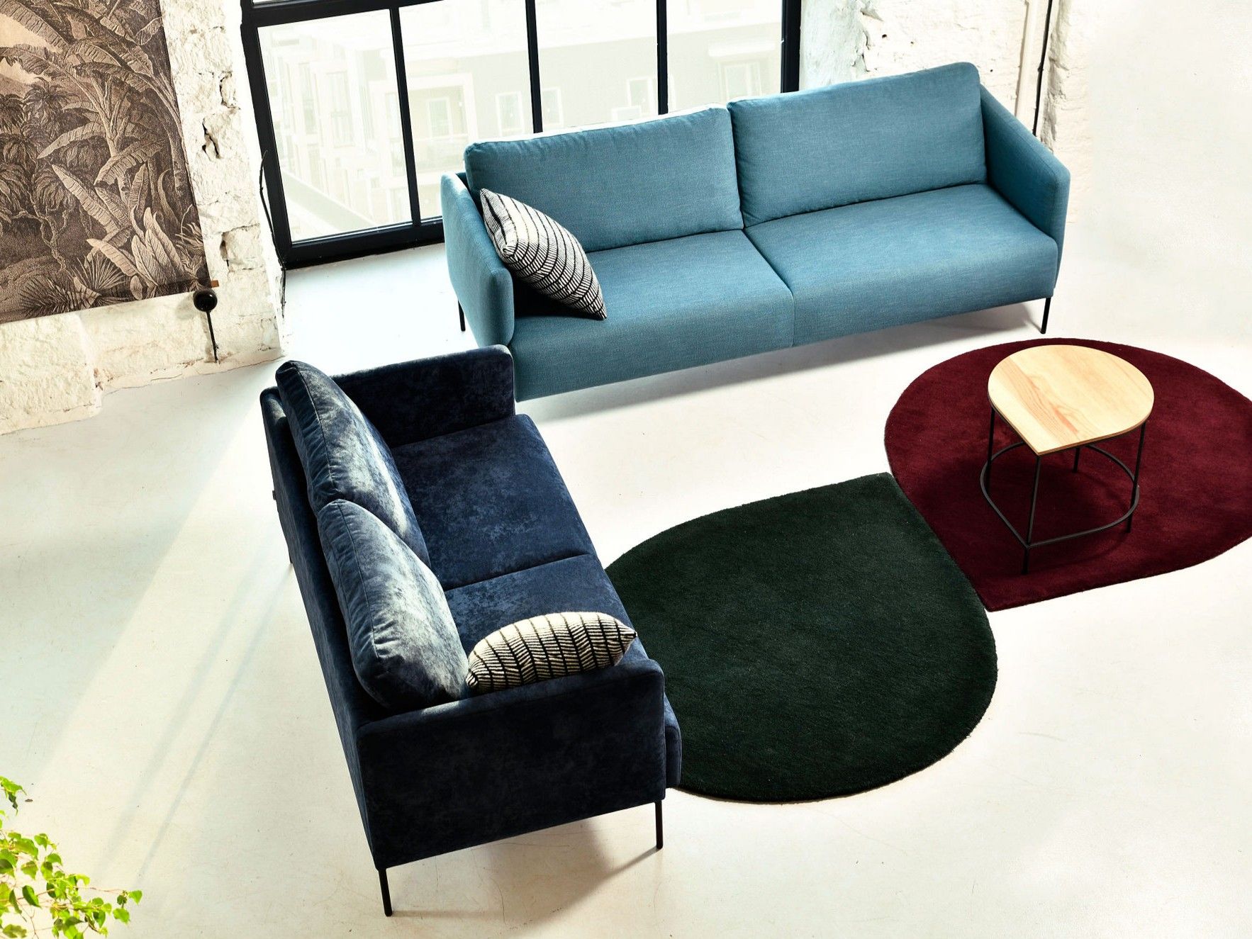 3 seater fabric sofa with removable cover BAIT By SOFTREND design Argo Tamm