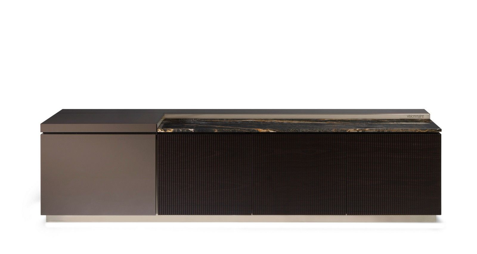 BARBICAN Marble and wooden sideboard By Visionnaire | design Alessandro ...