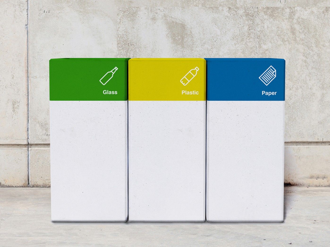 BLOCK | Litter bin for waste sorting Basic Collection By SIT