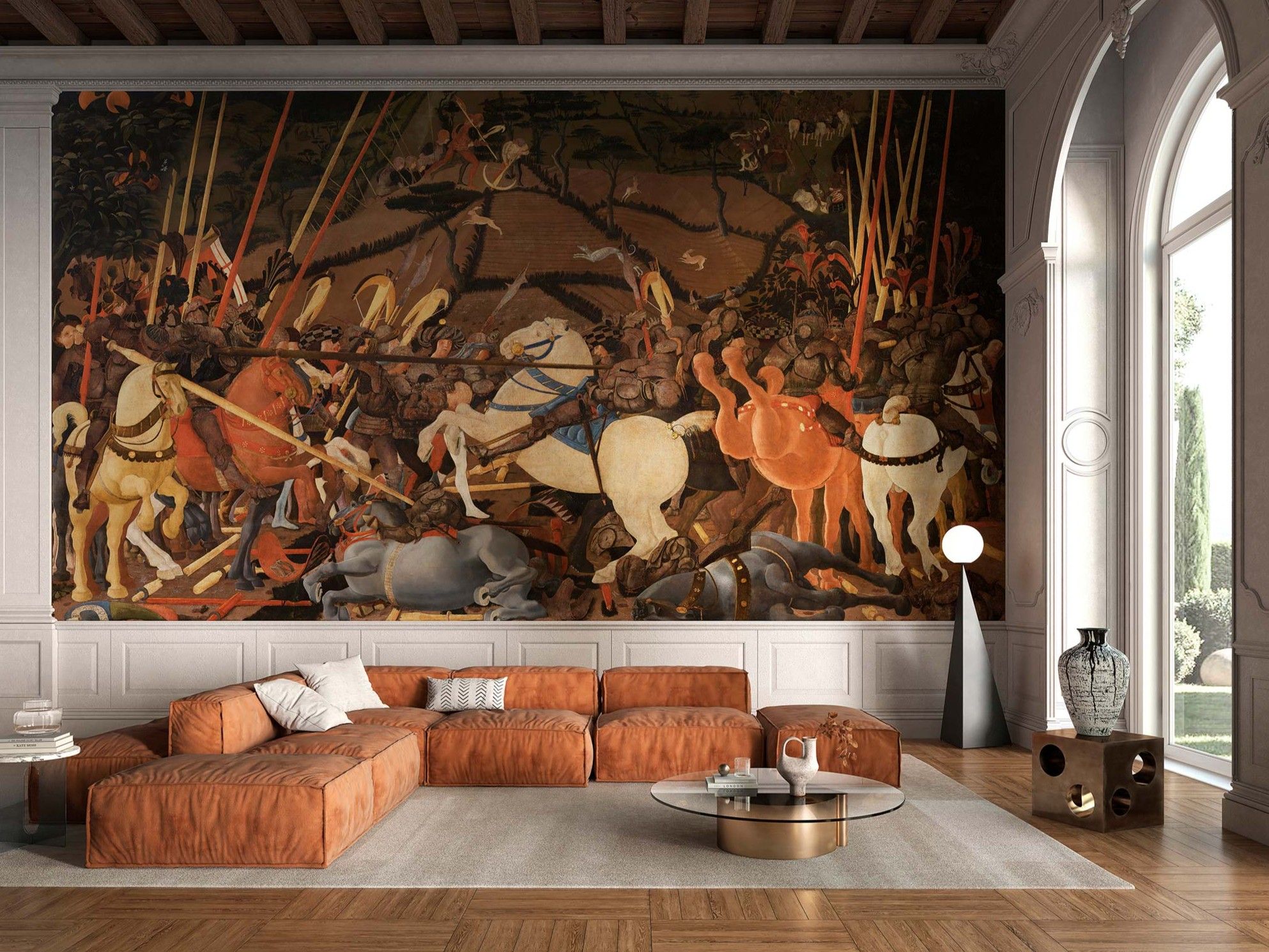 BATTAGLIA DI SAN ROMANO - PAOLO UCCELLO wallpaper By Tecnografica