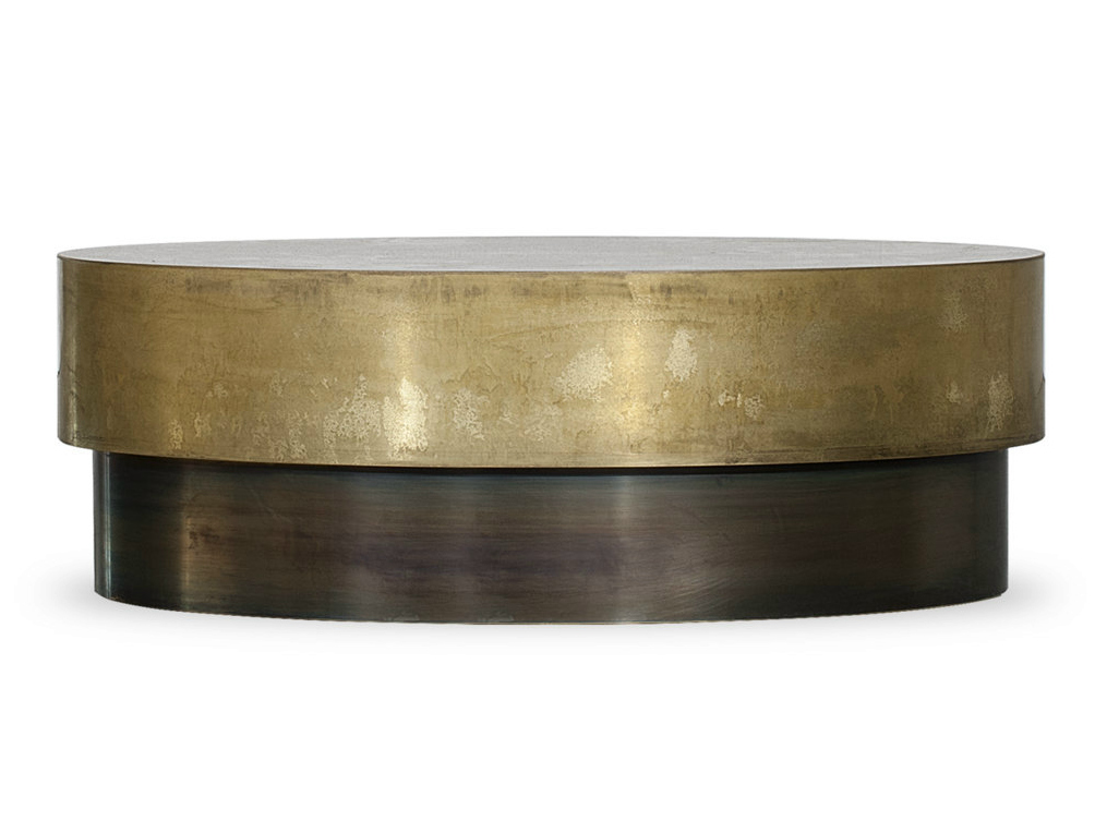 BAXTER - LOREN BRASS coffee table By In Stock