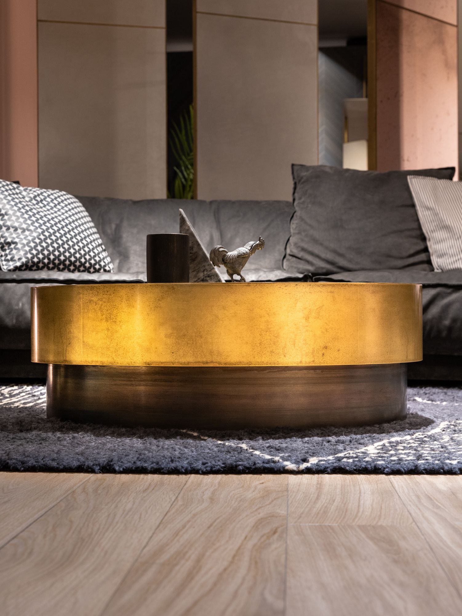 BAXTER - LOREN BRASS Couchtisch By In Stock