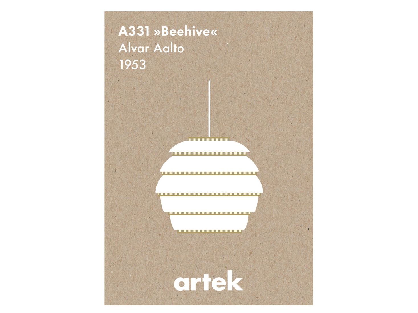 BEEHIVE POSTER Estampe sur papier By Artek