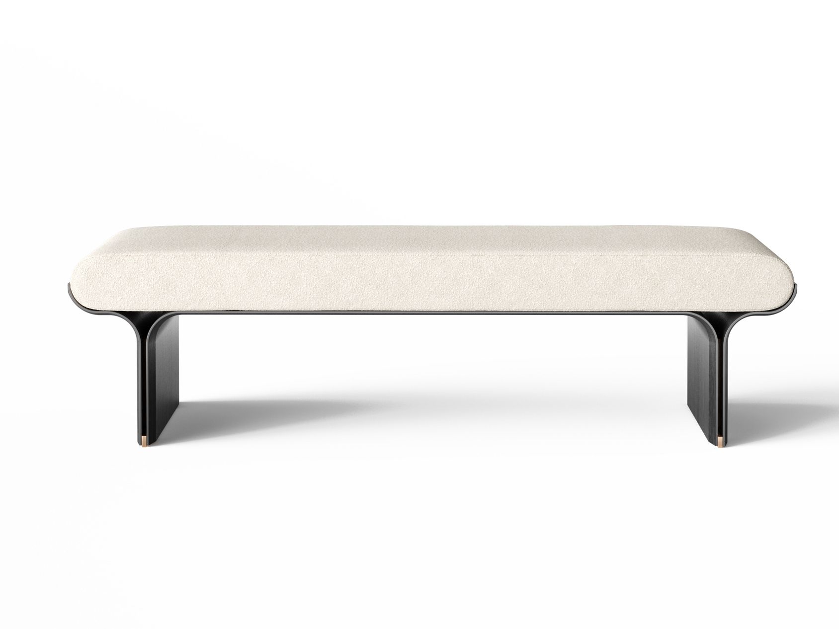 STAMI Upholstered bench By Gallotti&Radice | design Studiopepe