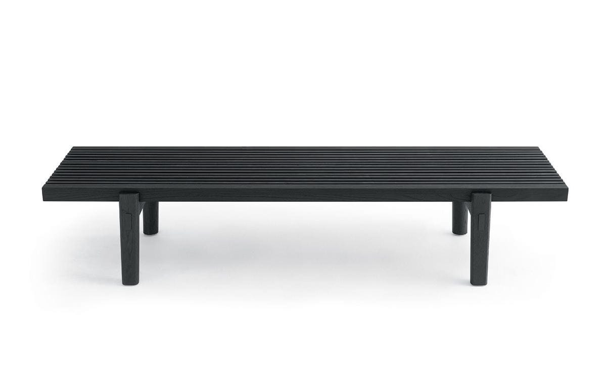 HOME HOTEL Wood veneer bench By Poliform | design Jean-Marie Massaud