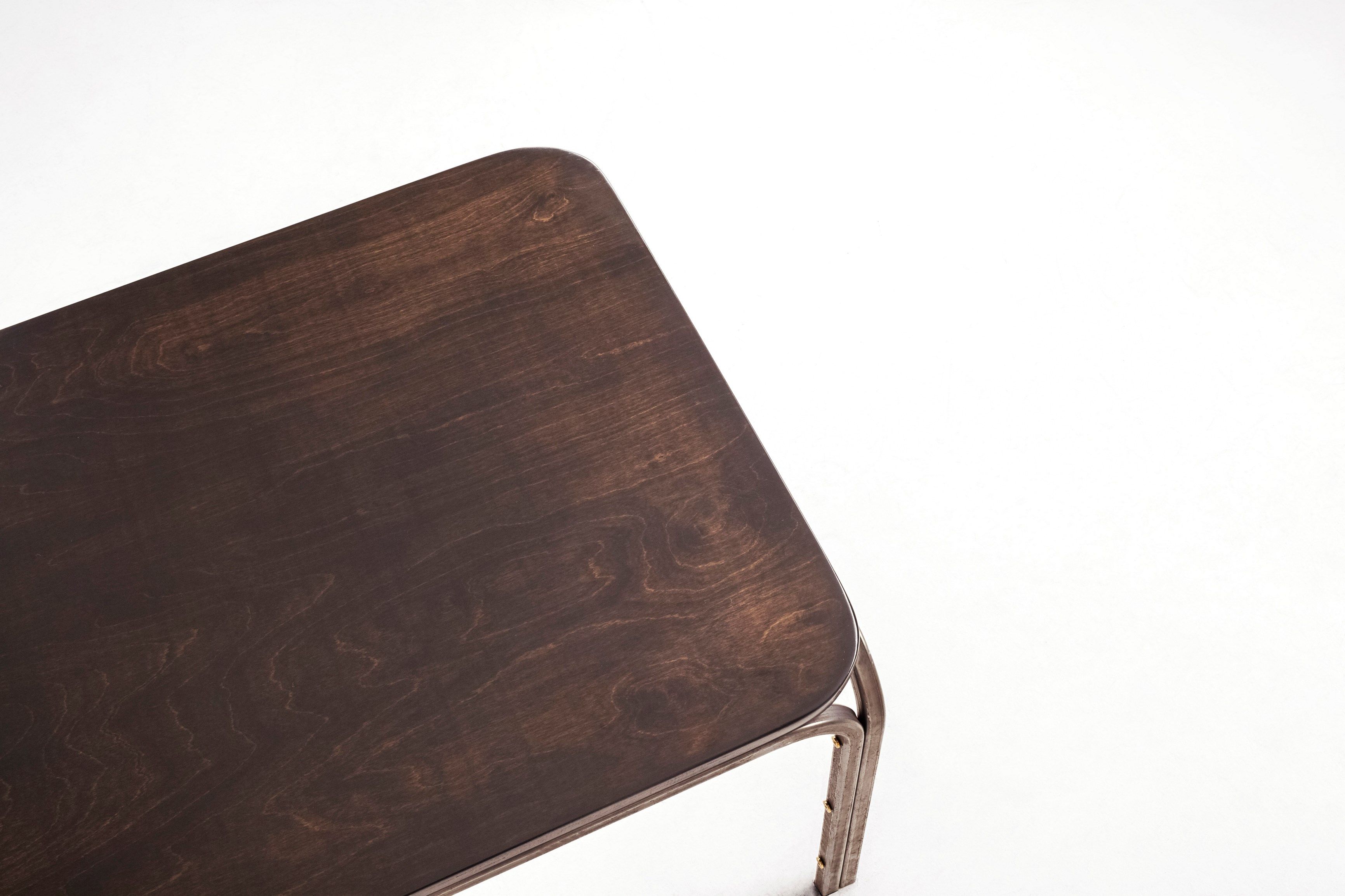 Rectangular wooden table BENDED By Rue Intérieure design Jean Pujol