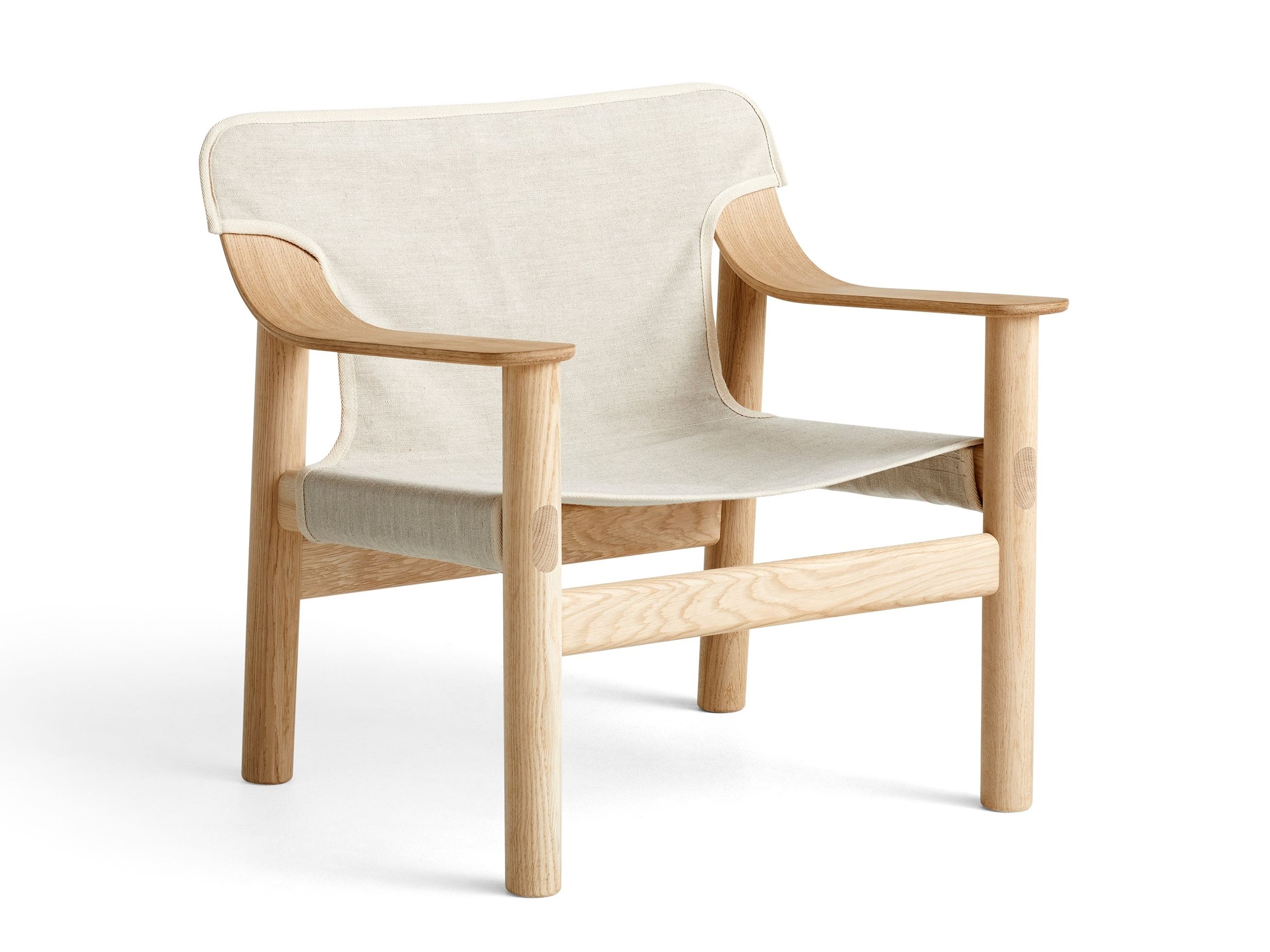 Canvas easy chair with armrests BERNARD CANVAS By Hay design Shane Schneck