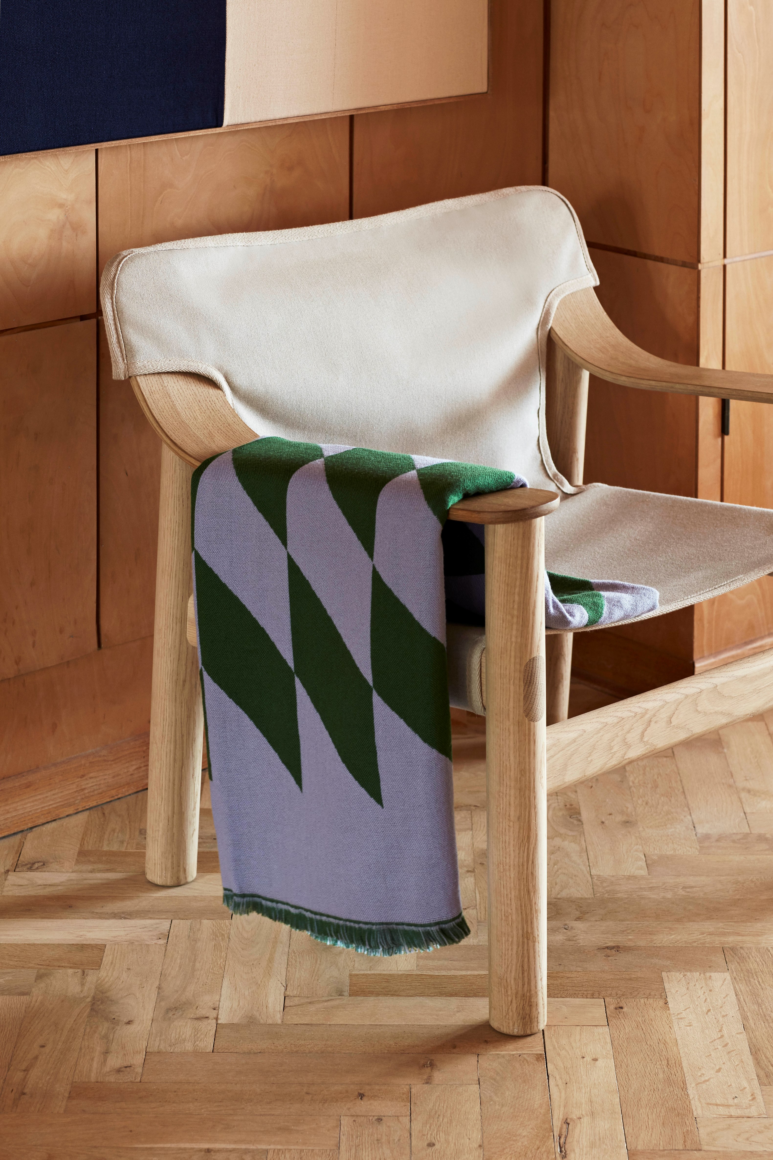 Canvas easy chair with armrests BERNARD CANVAS By Hay design Shane Schneck