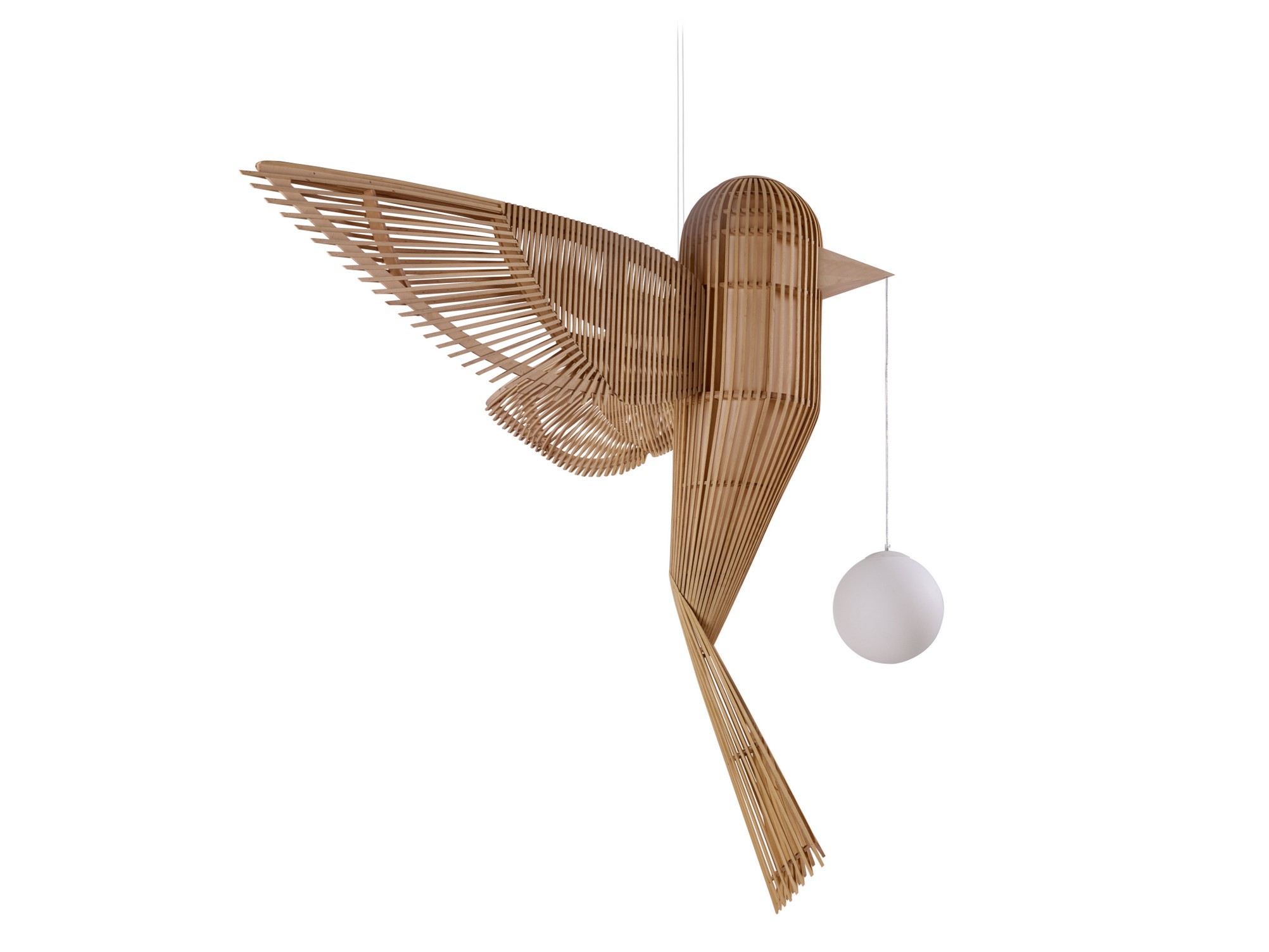 BIG BIRD VERTICAL Pendant lamp By LZF | design LZF Lab, Isidro Ferrer