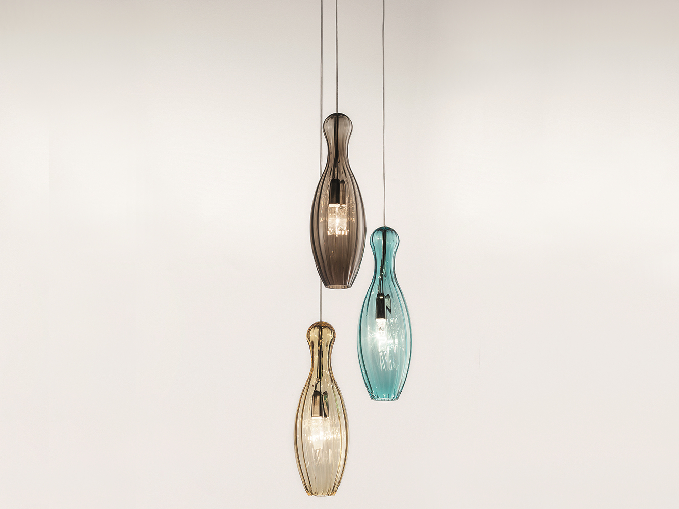 BIRILLO | Pendant lamp LED blown glass pendant lamp By Siru | design ...