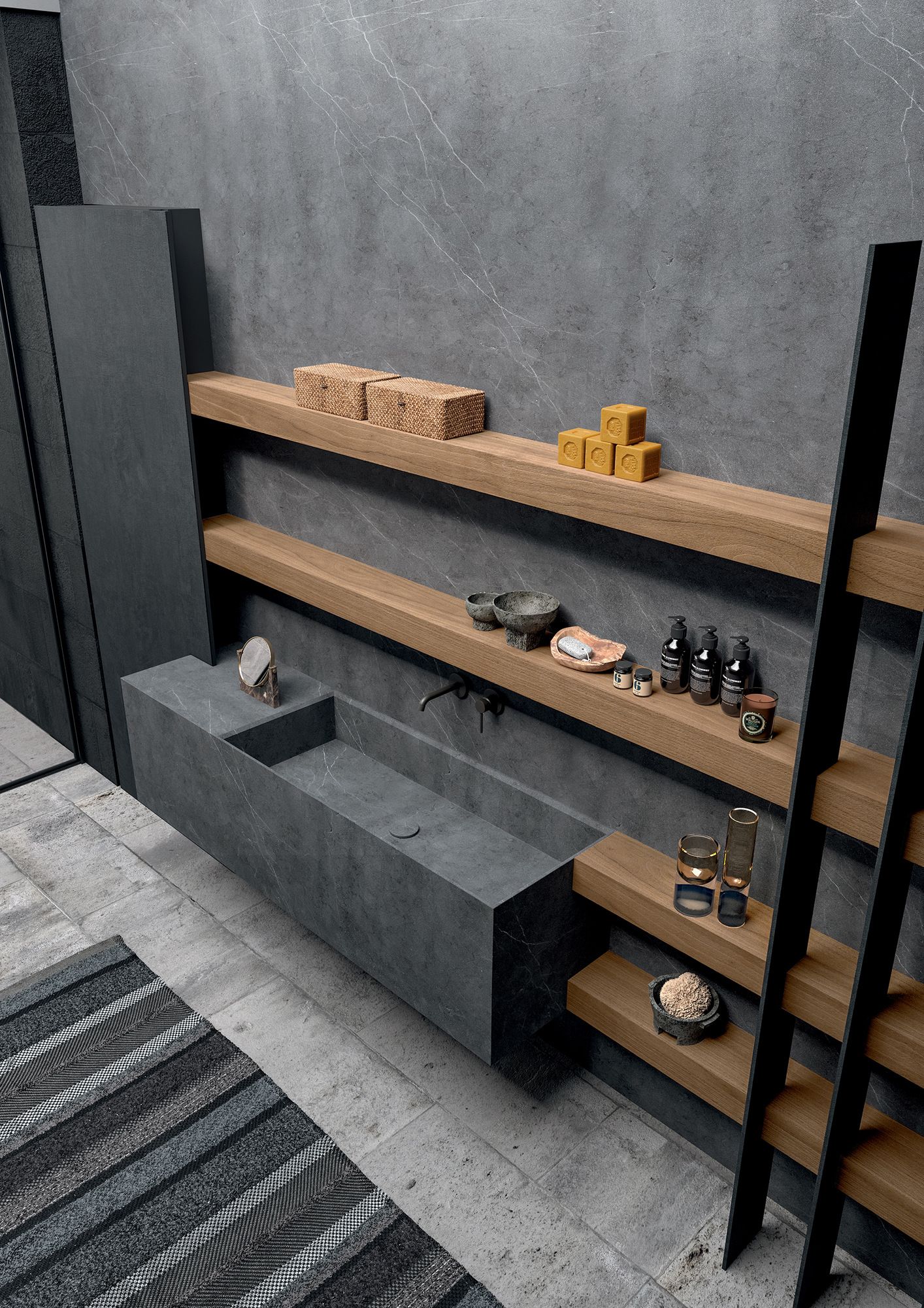 BLADE | Bathroom cabinet Blade Collection By MODULNOVA