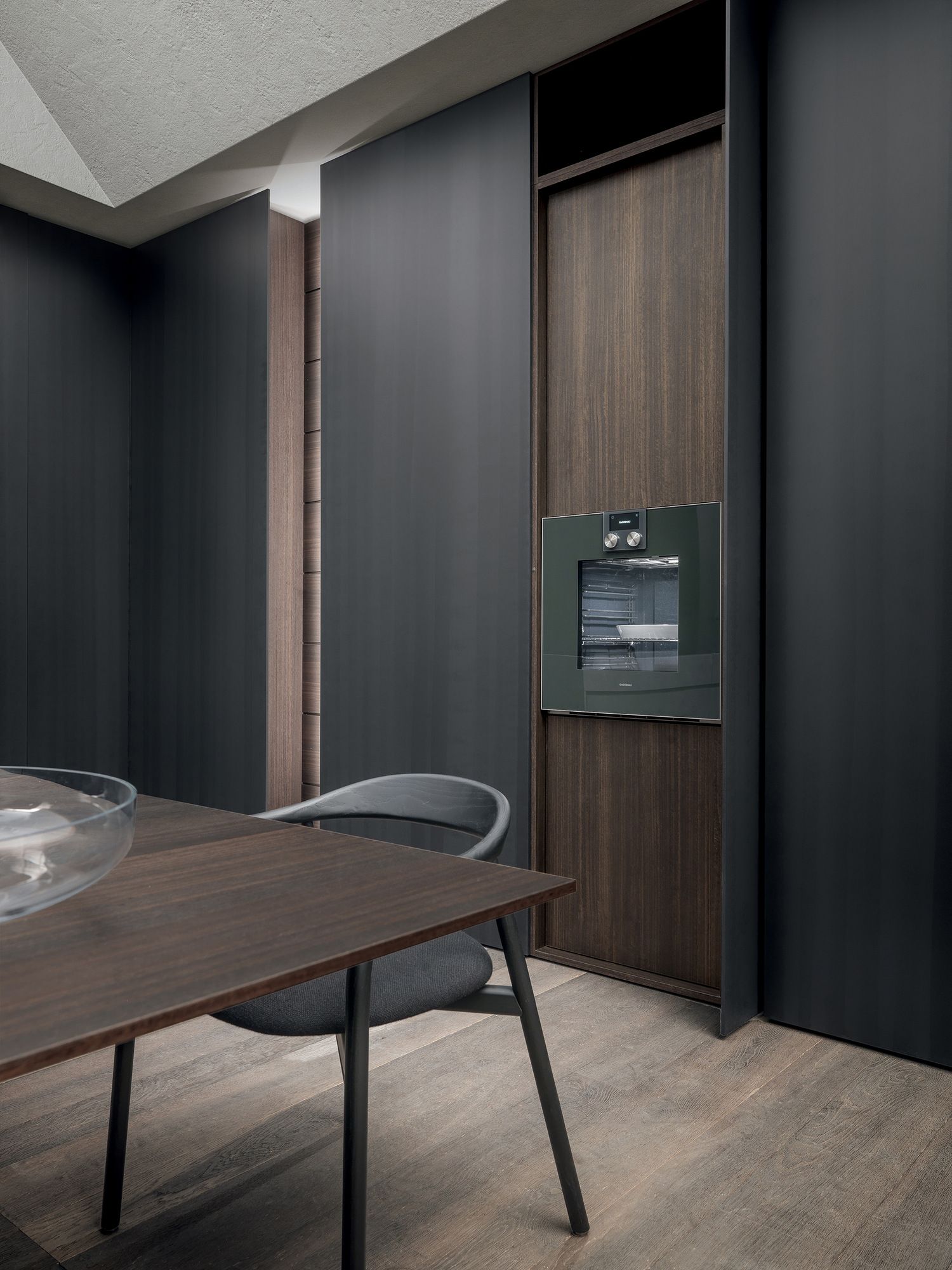 BLADE LAB | Kitchen Stone and eucalyptus veneer kitchen with island By ...