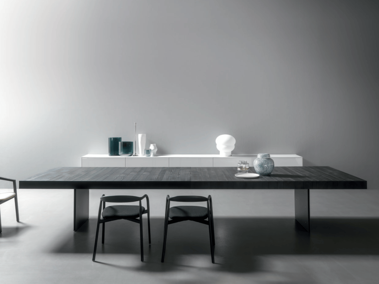 BLADE Rectangular cedarwood dining table By MODULNOVA | design Carlo ...