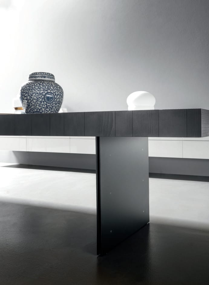 BLADE Rectangular cedarwood dining table By MODULNOVA | design Carlo ...