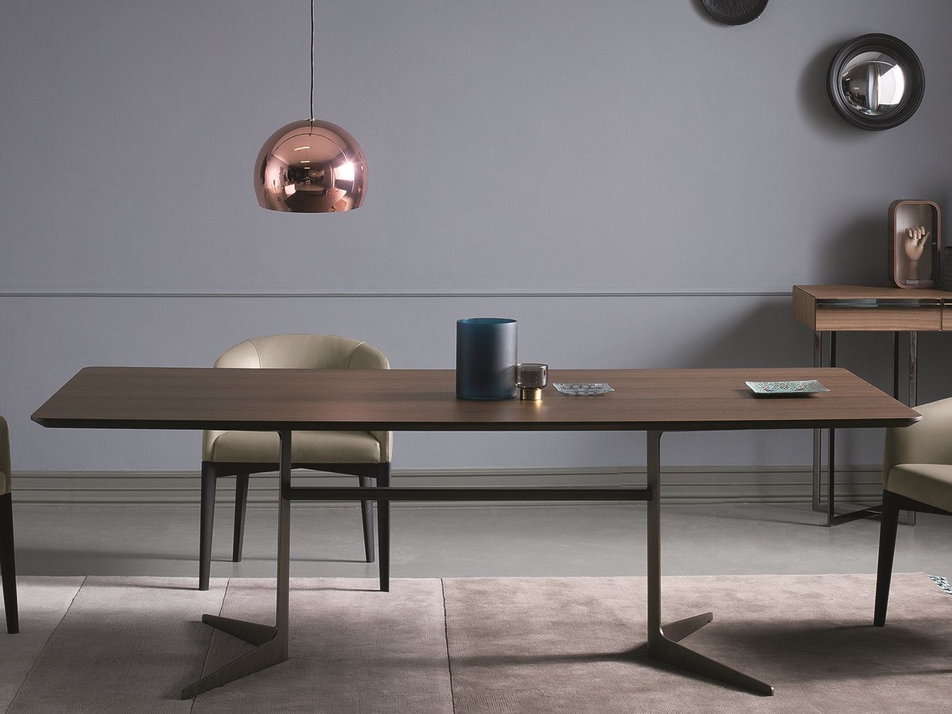 BLAKE | Rectangular table Blake Collection By Bodema design Adriano ...
