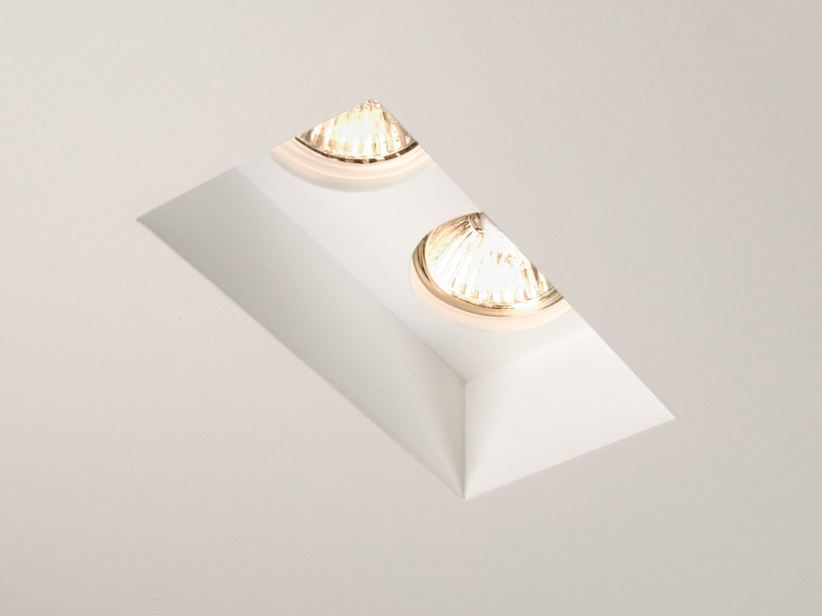 BLANCO TWIN FIXED Recessed LED multiple plaster spotlight By Astro Lighting