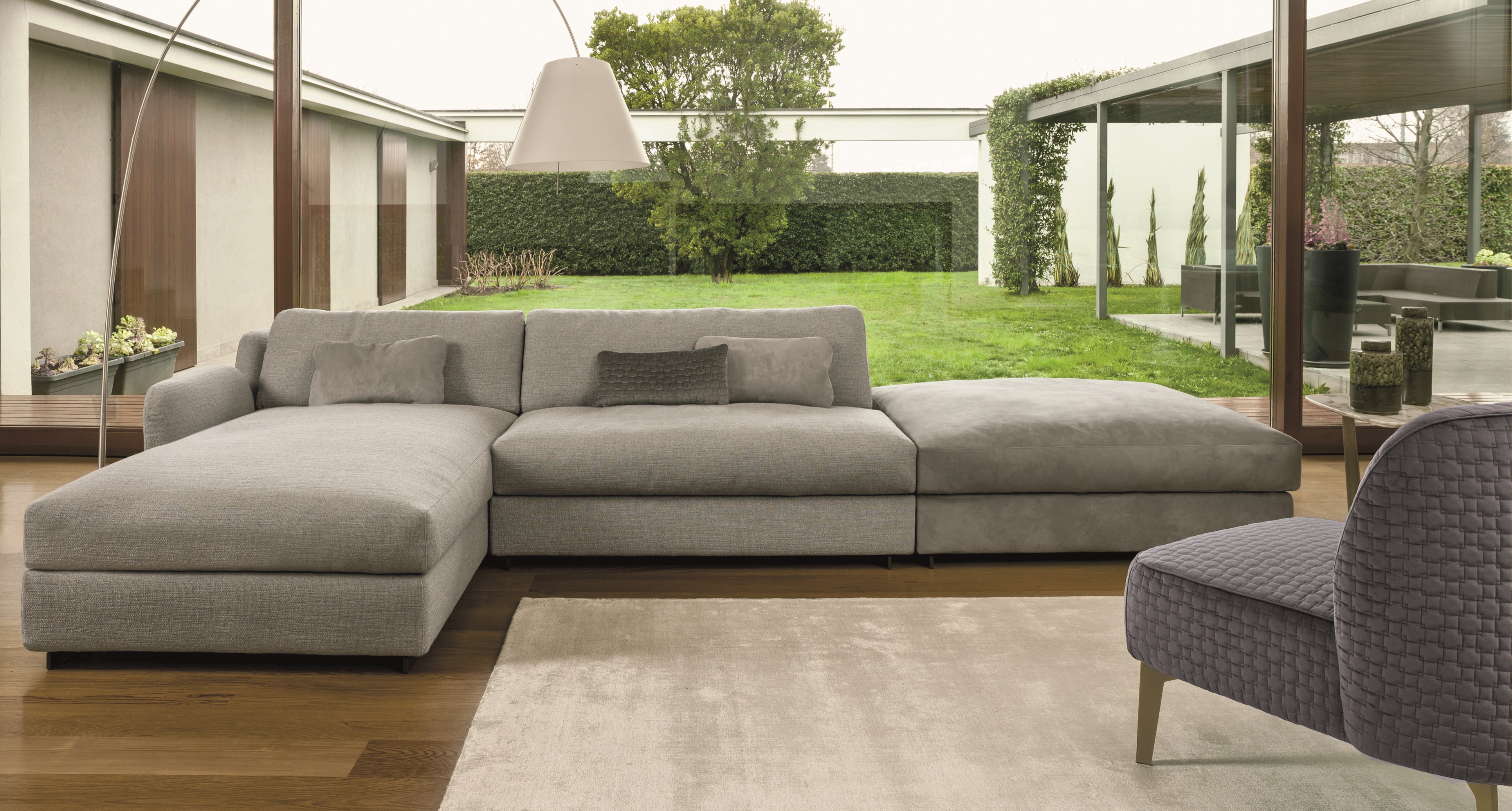 BLOOM | Sofa with chaise longue Bloom Collection By CTS SALOTTI design ...