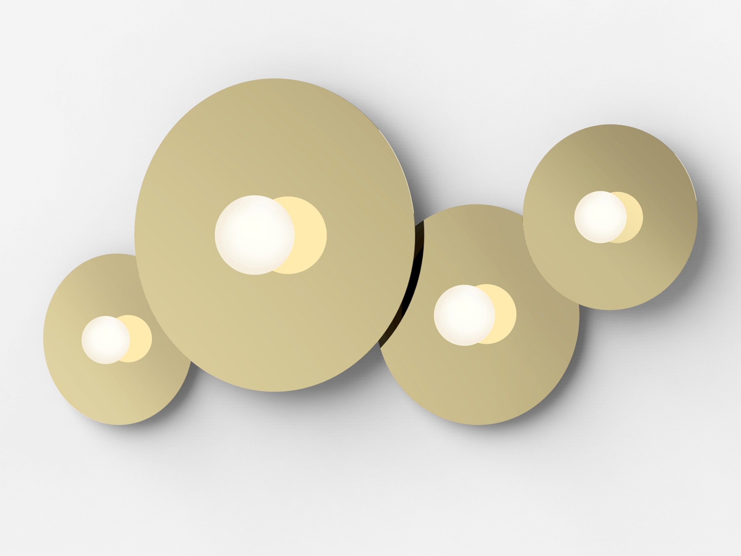 BOLA DISC | Wall light Dimmable LED stainless steel wall light By Pablo