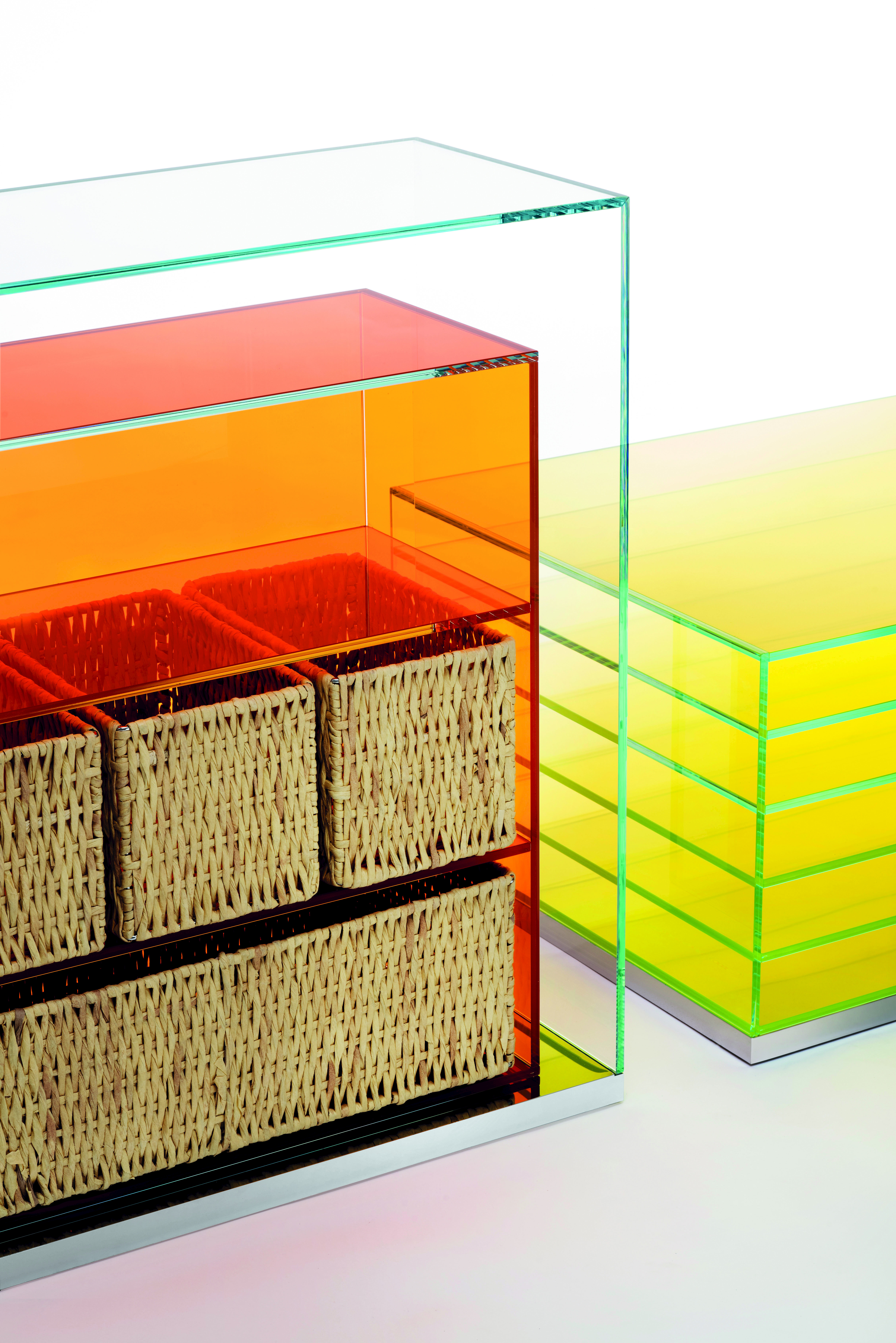BOXINBOX Freestanding crystal bookcase By Glas Italia | design Philippe ...