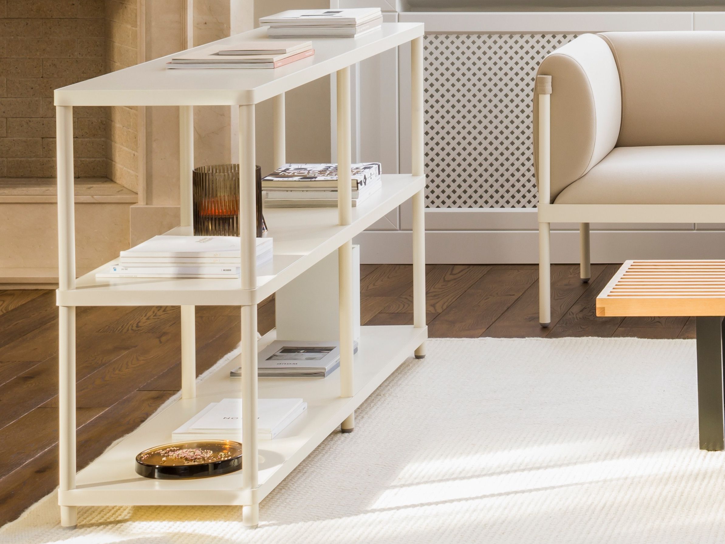 STILT Open modular metal bookcase By MDD