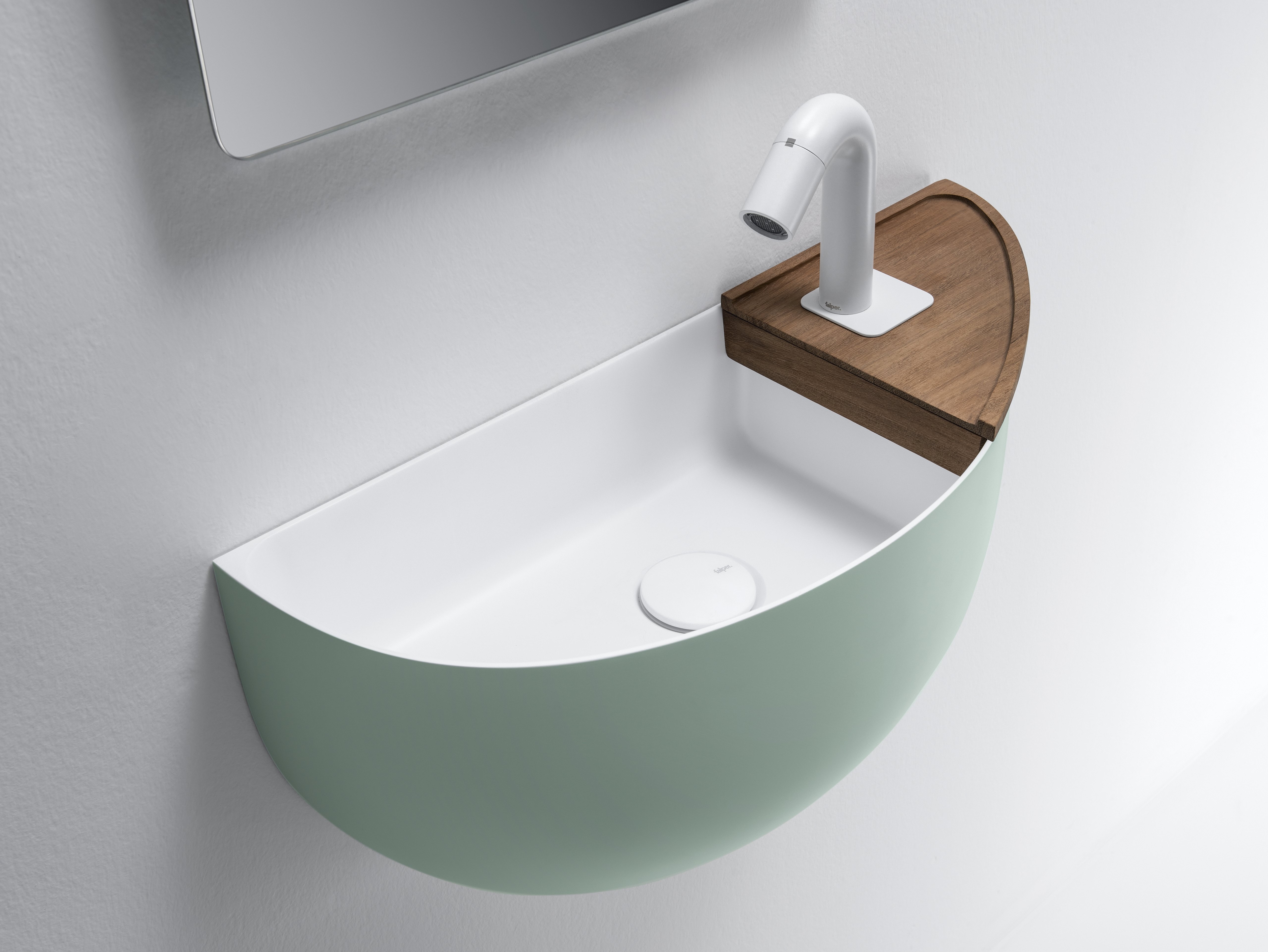 BOWLLINO Wall-mounted Ceramilux® handrinse basin By FALPER | design ...