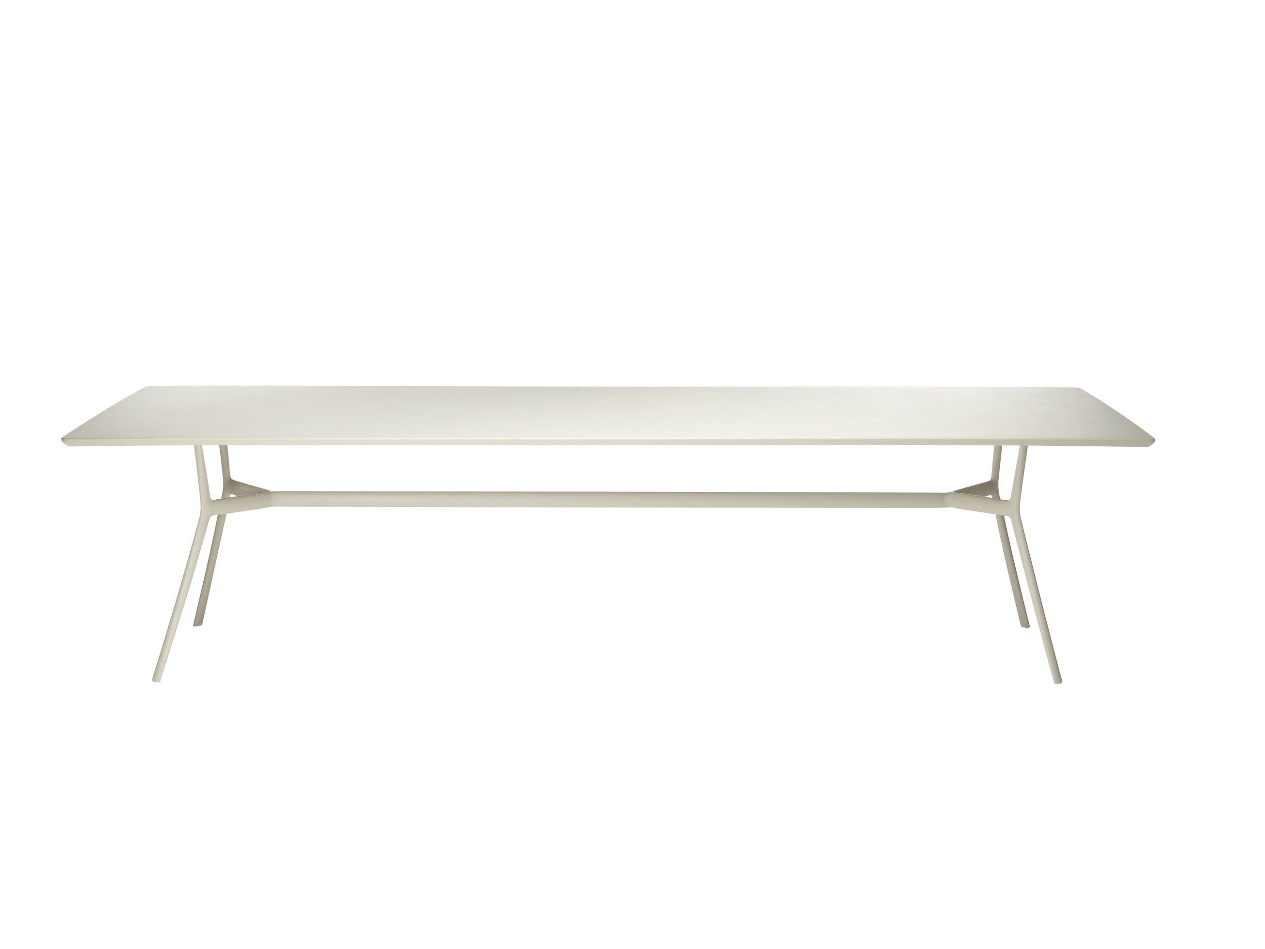 Table de jardin rectangulaire en aluminium enduit de poudre BRANCH ...