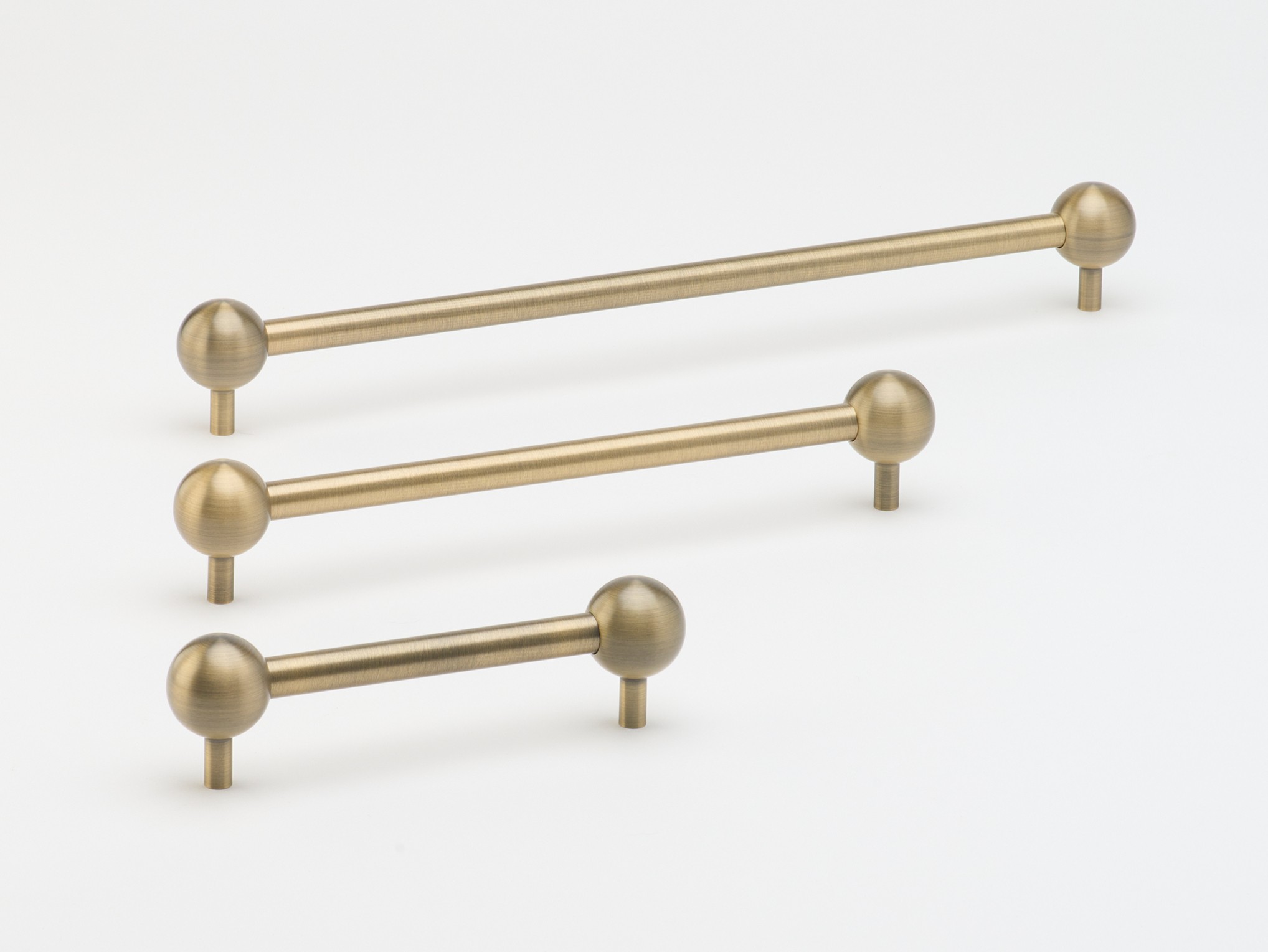 SPHERE Brass Bridge furniture handle By Lo & Co Interiors