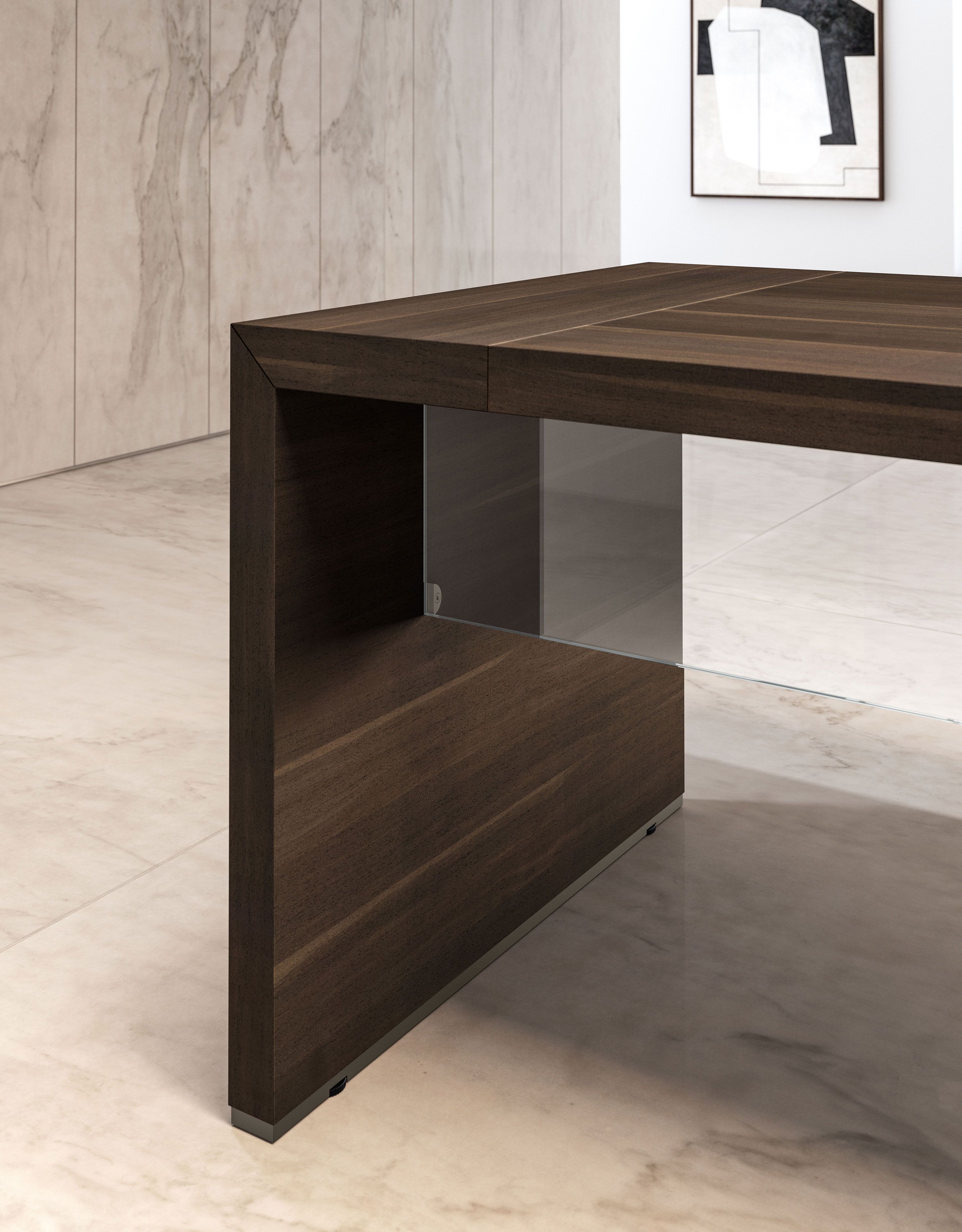 BRIDGE Office desk By About Office | design Roberto Giacomucci