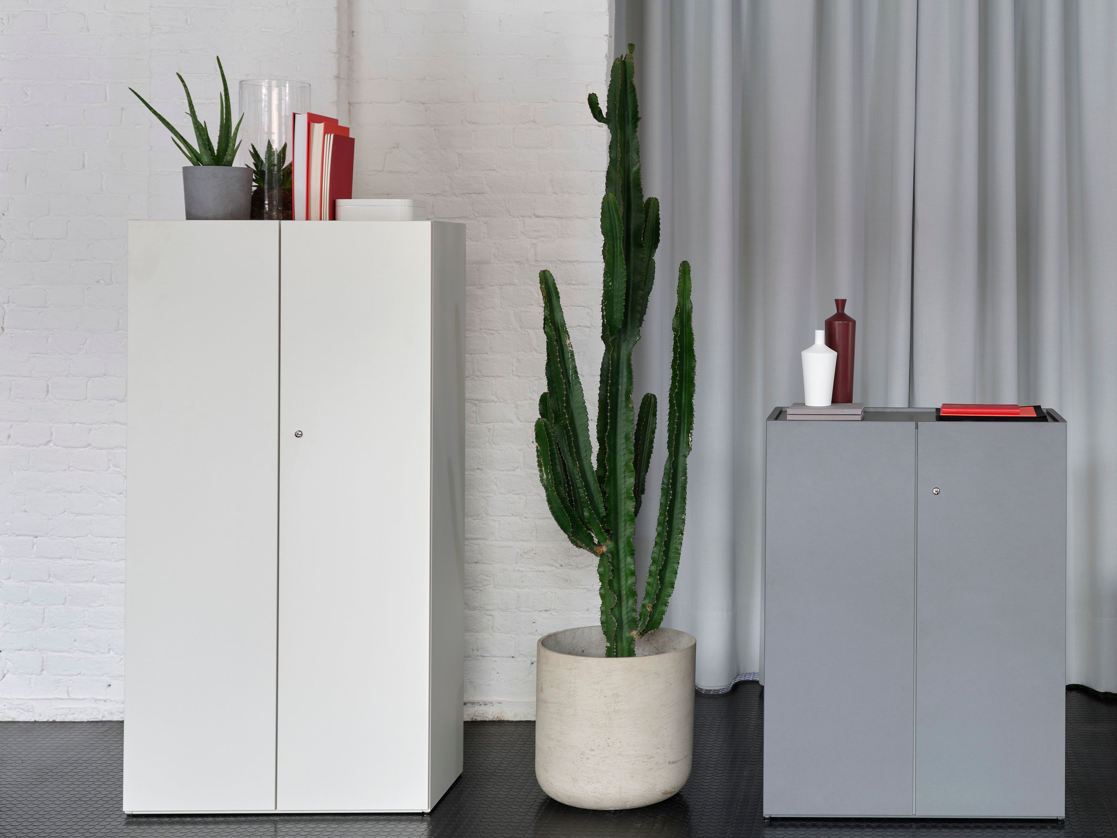 BRIDGE | Tall office storage unit Bridge Collection By Citterio