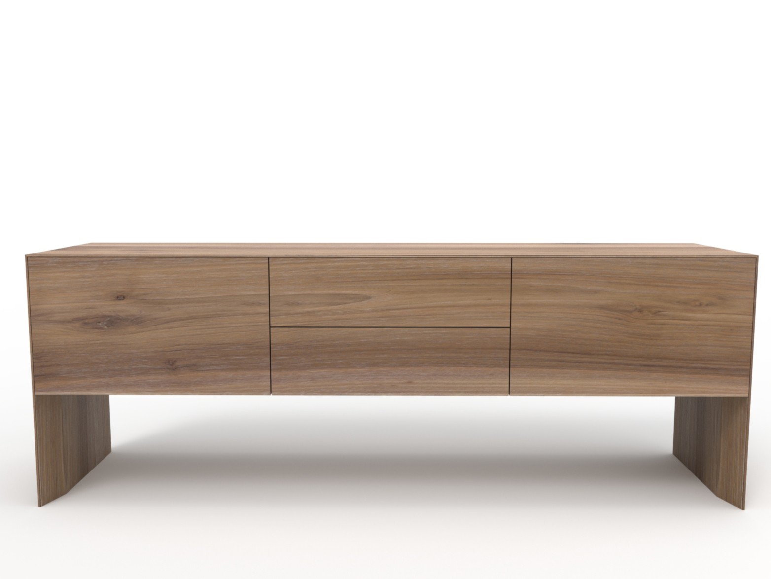 CP LAB DESIGN Walnut TV cabinet with drawers By CP Parquet