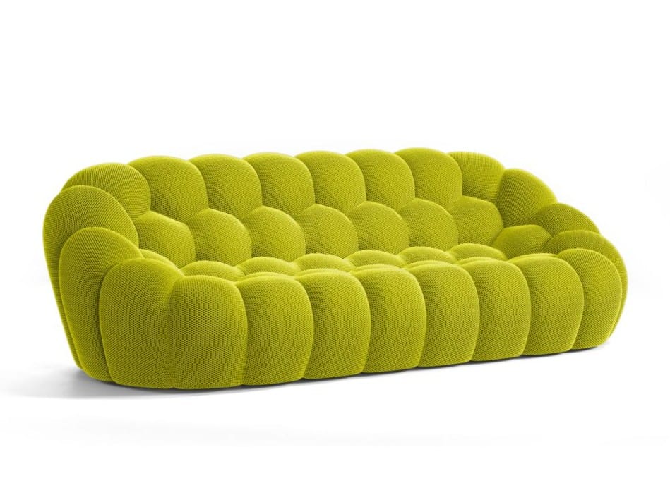 BUBBLE 3 seater technical fabric sofa By Roche Bobois | design Sacha Lakic