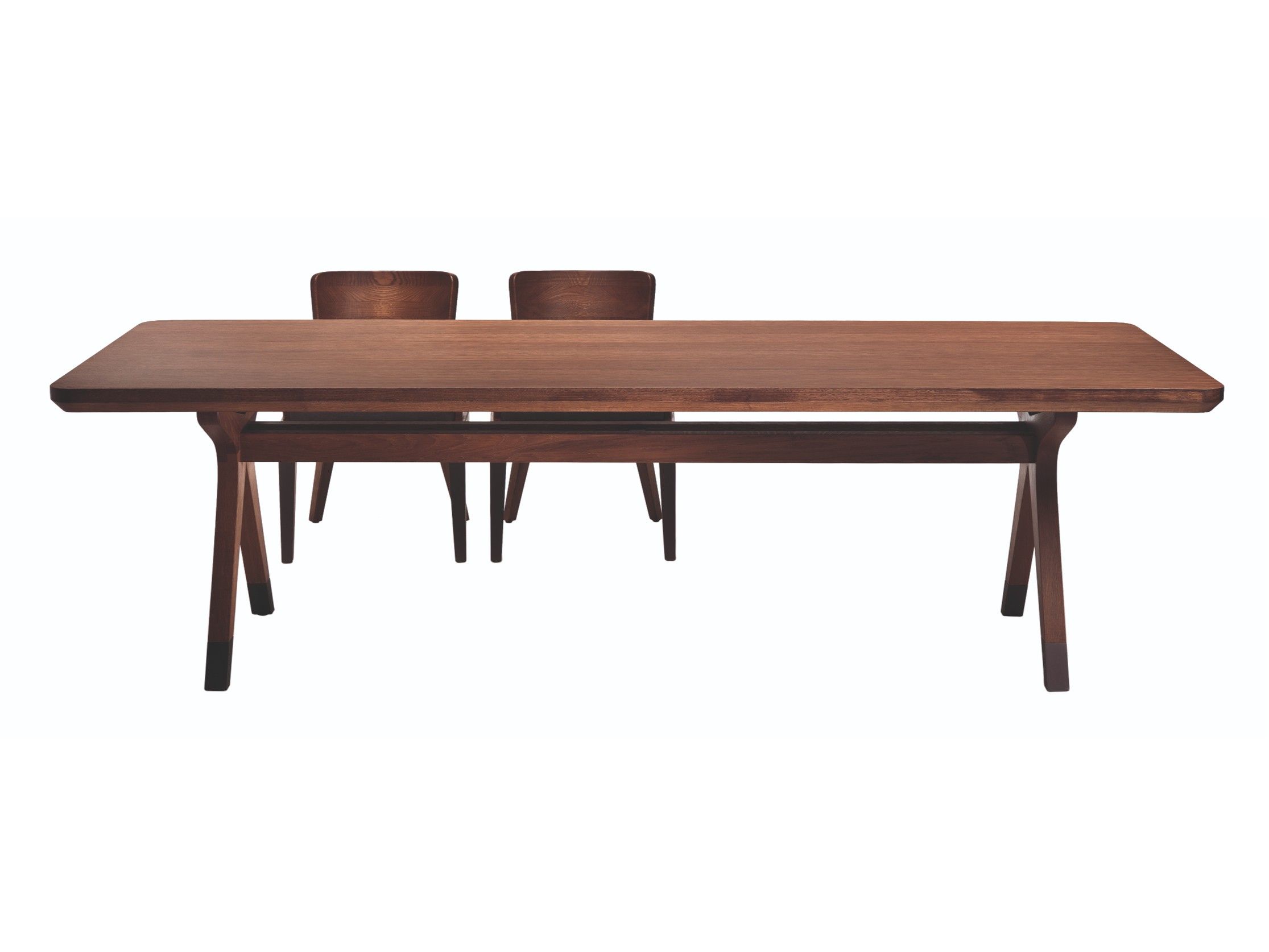 CERVINO Rectangular oak table By Fratelli Boffi | design ARCHER ...