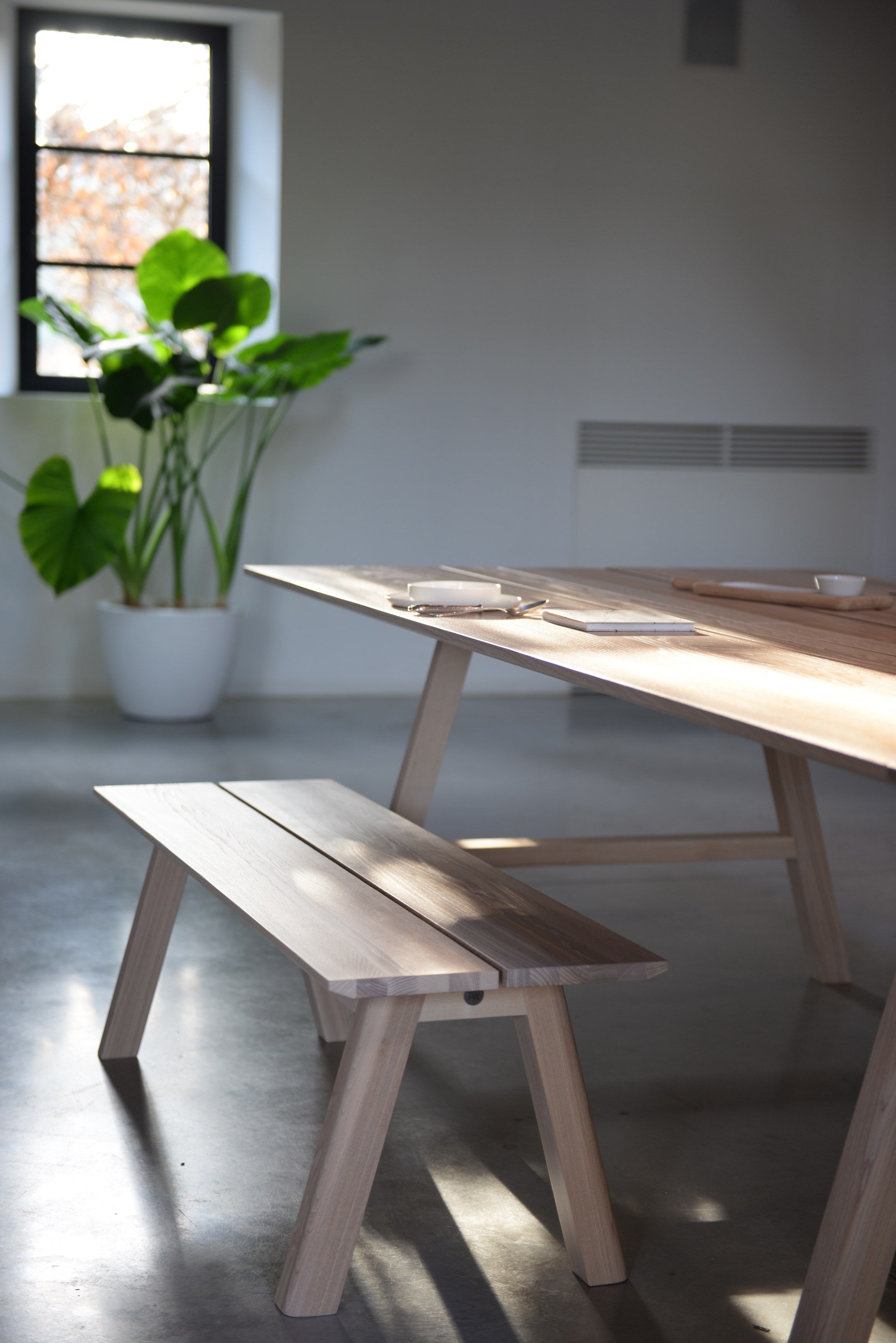 Wooden bench BuzziPicNic Bench BuzziPicNic Collection By BuzziSpace ...