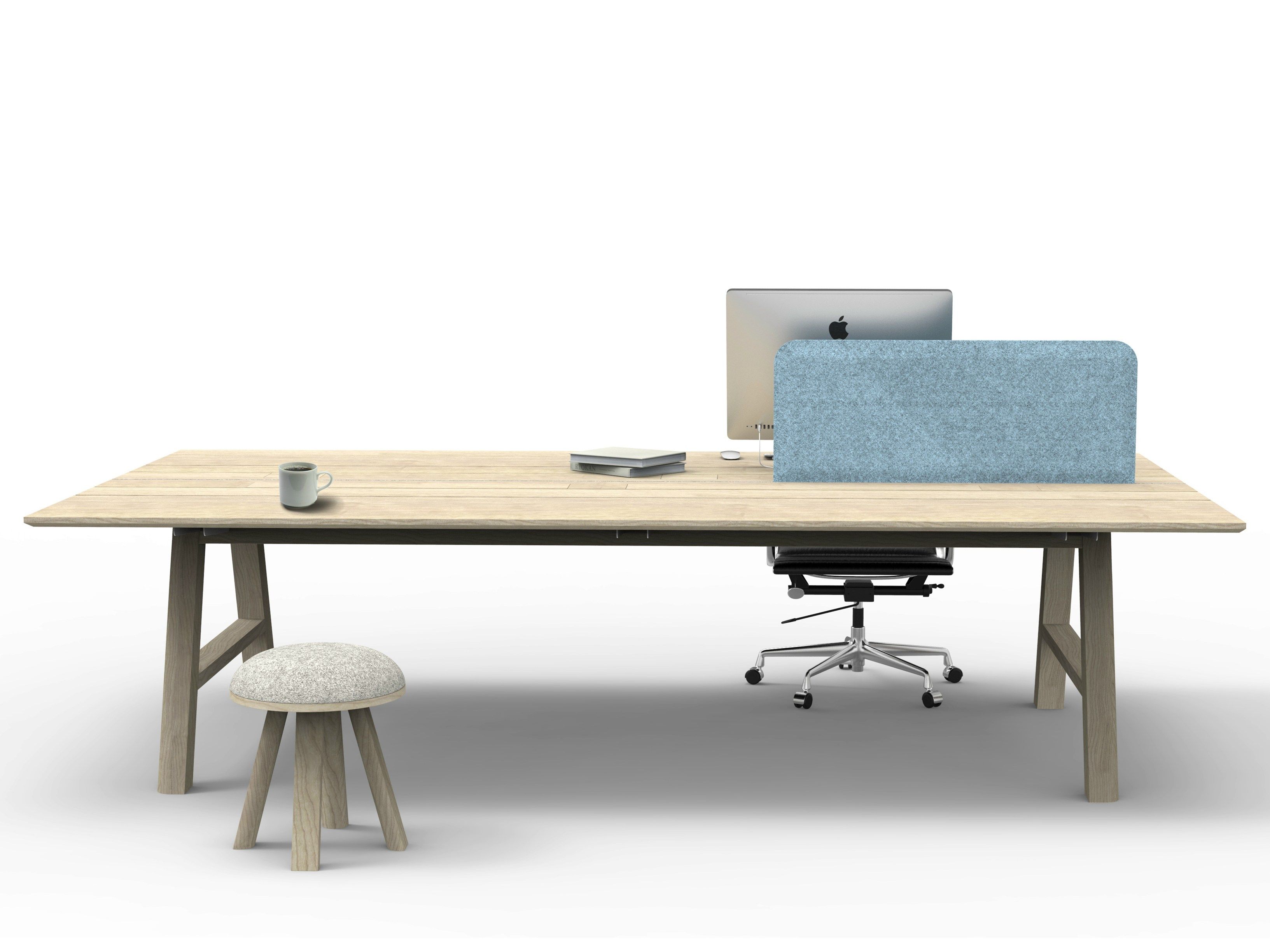 Rectangular wooden meeting table BuzziPicNic WorkBench BuzziPicNic ...