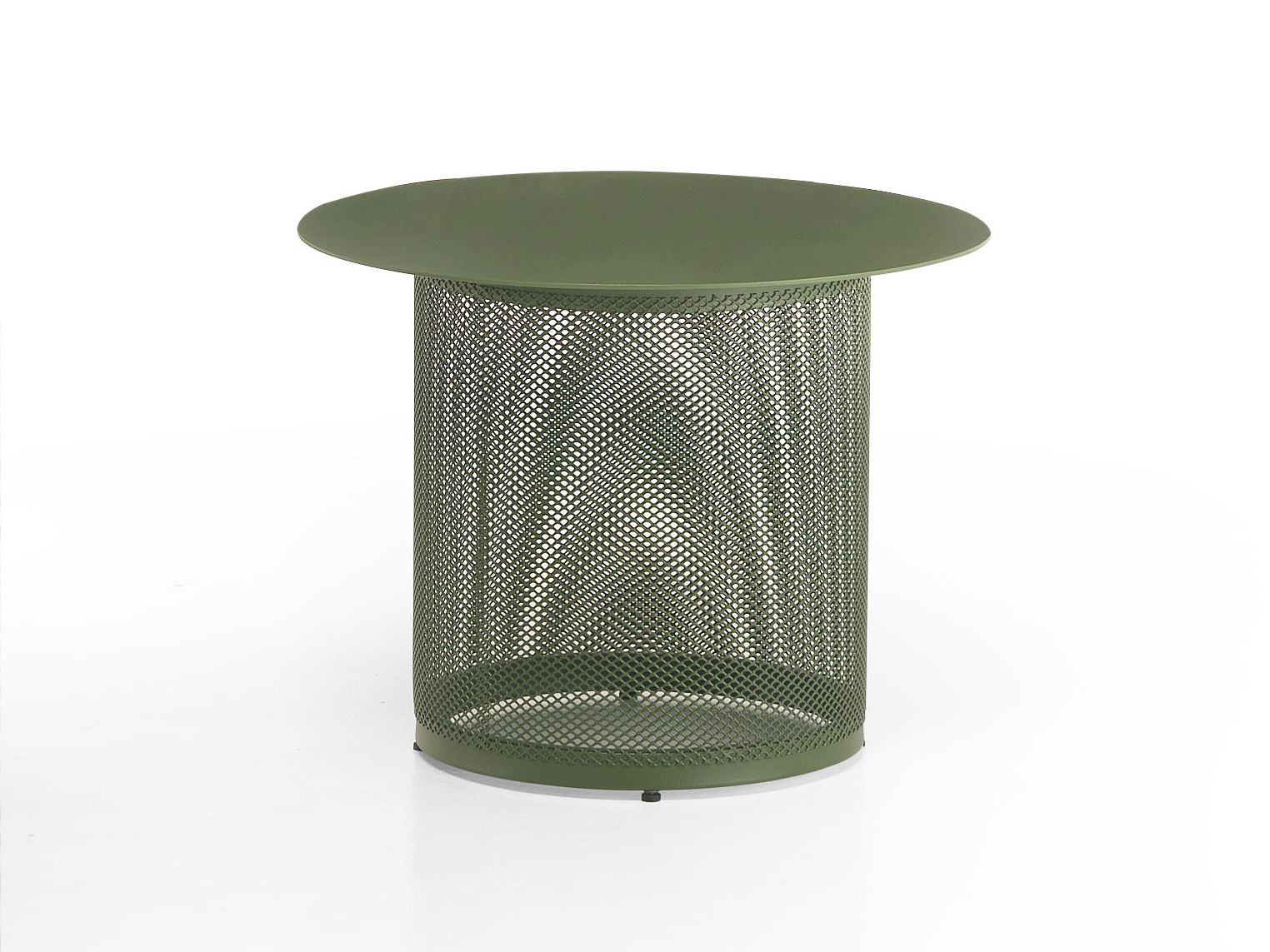 CABLA Round stainless steel garden side table By Emu | design LucidiPevere