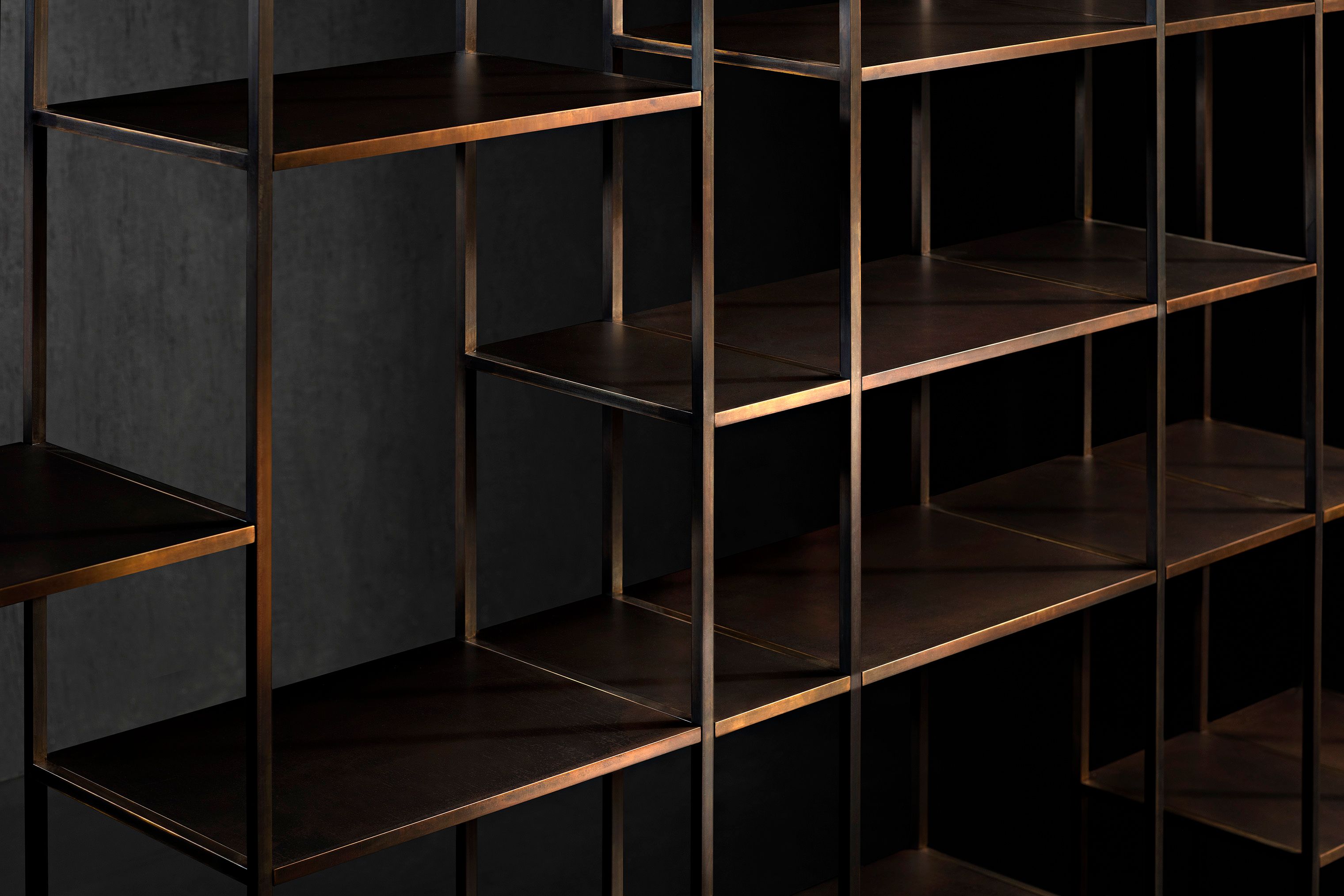 CAGE PURE bookcase By Henge design Massimo Castagna