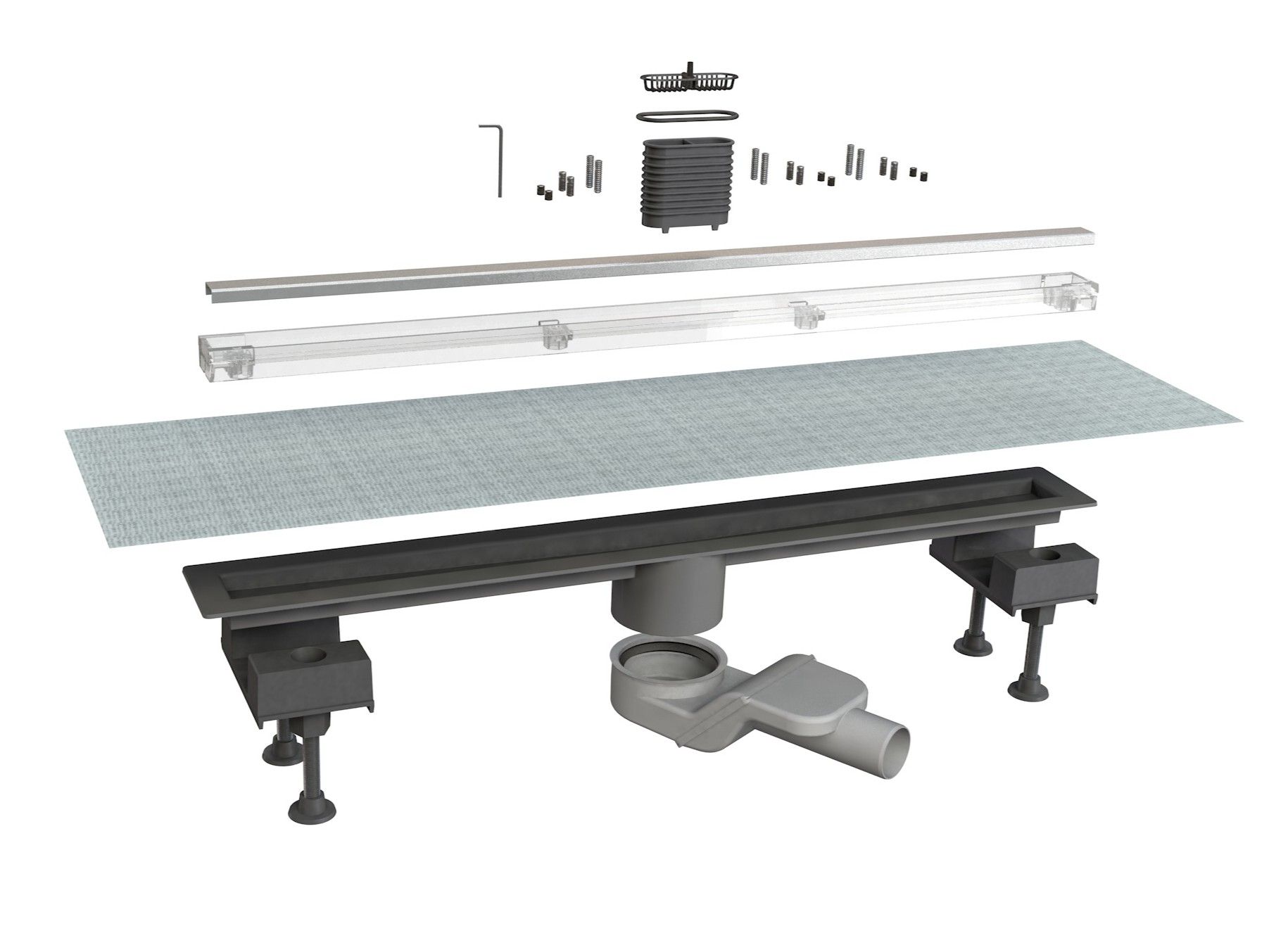 CANALISSIMA - KIT 6825HX70S Stainless steel shower channel By Bonomini ...