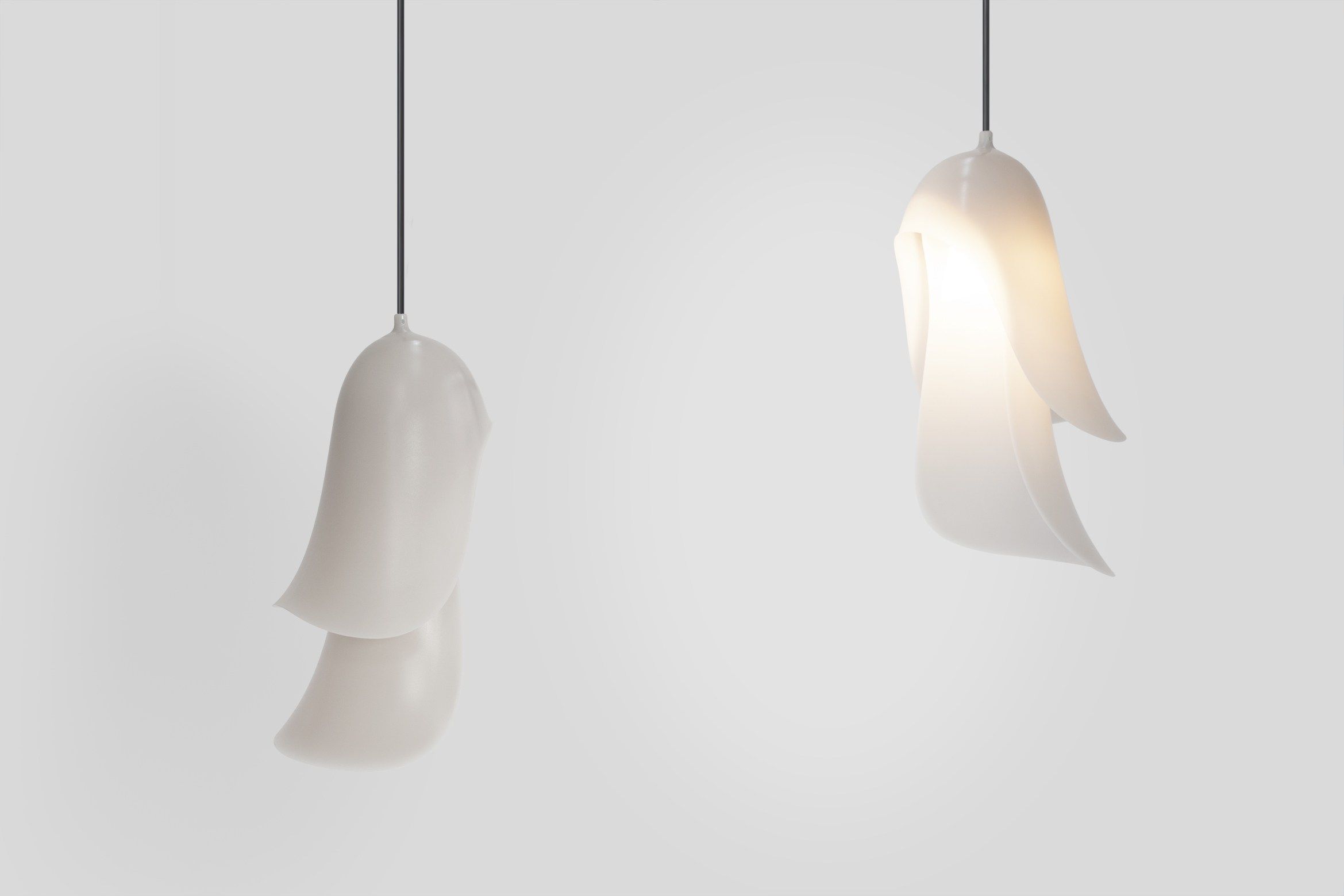 Polycarbonate pendant lamp CAPE By Moustache