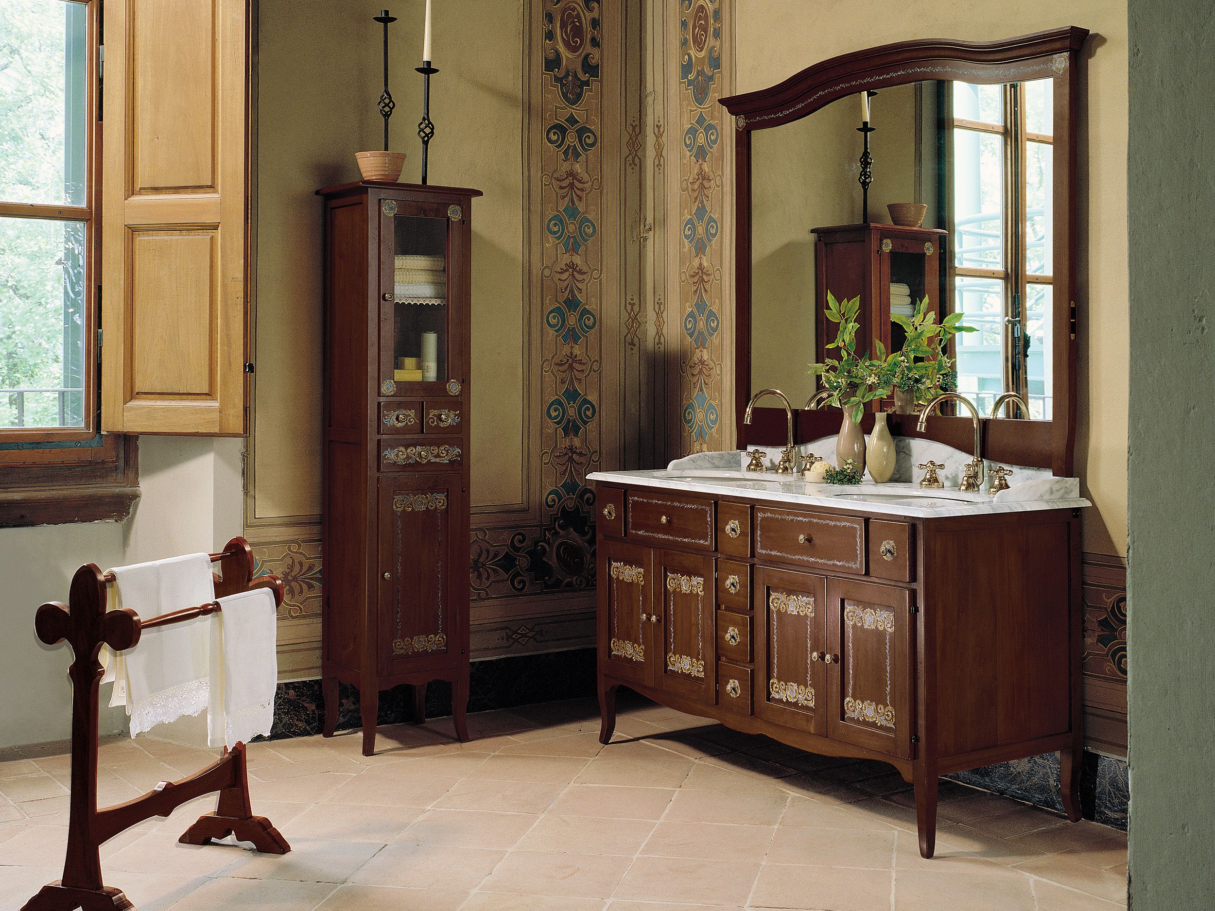 CARA | Sectional vanity unit By Tiferno Mobili