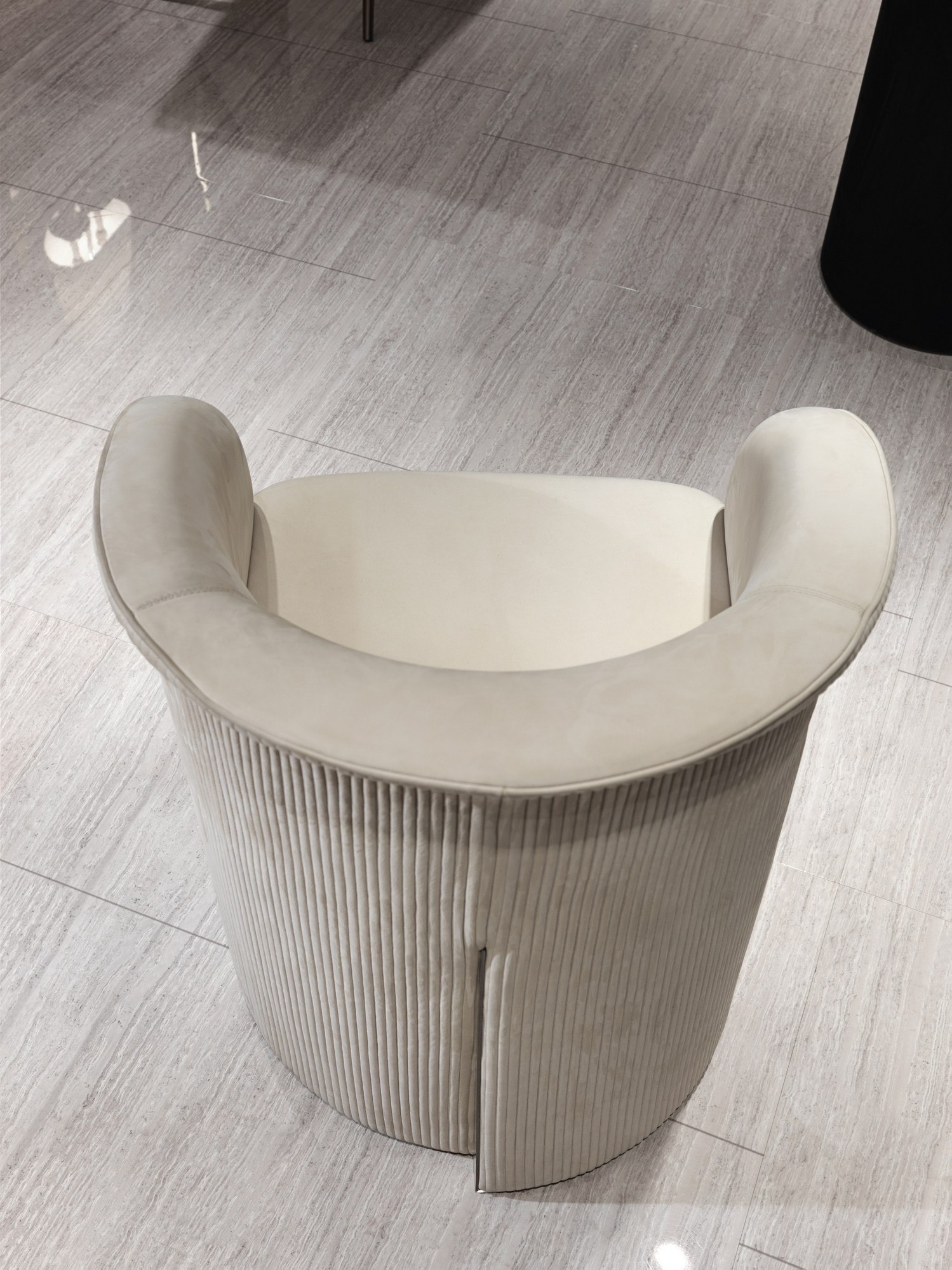 Upholstered fabric easy chair with armrests CARMEN | Upholstered easy ...
