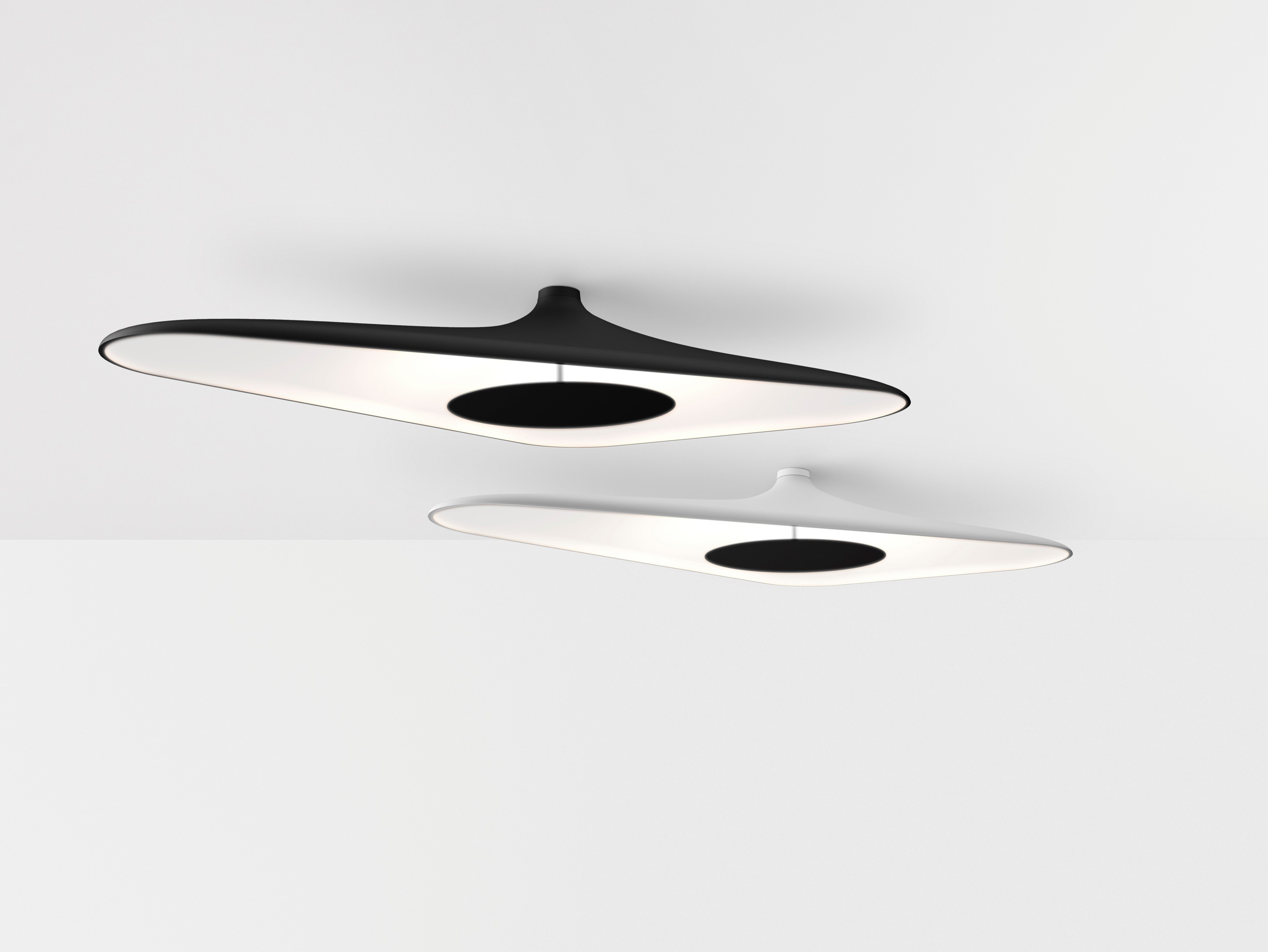 SOLEIL NOIR LED polyurethane foam ceiling lamp By Luceplan | design ...