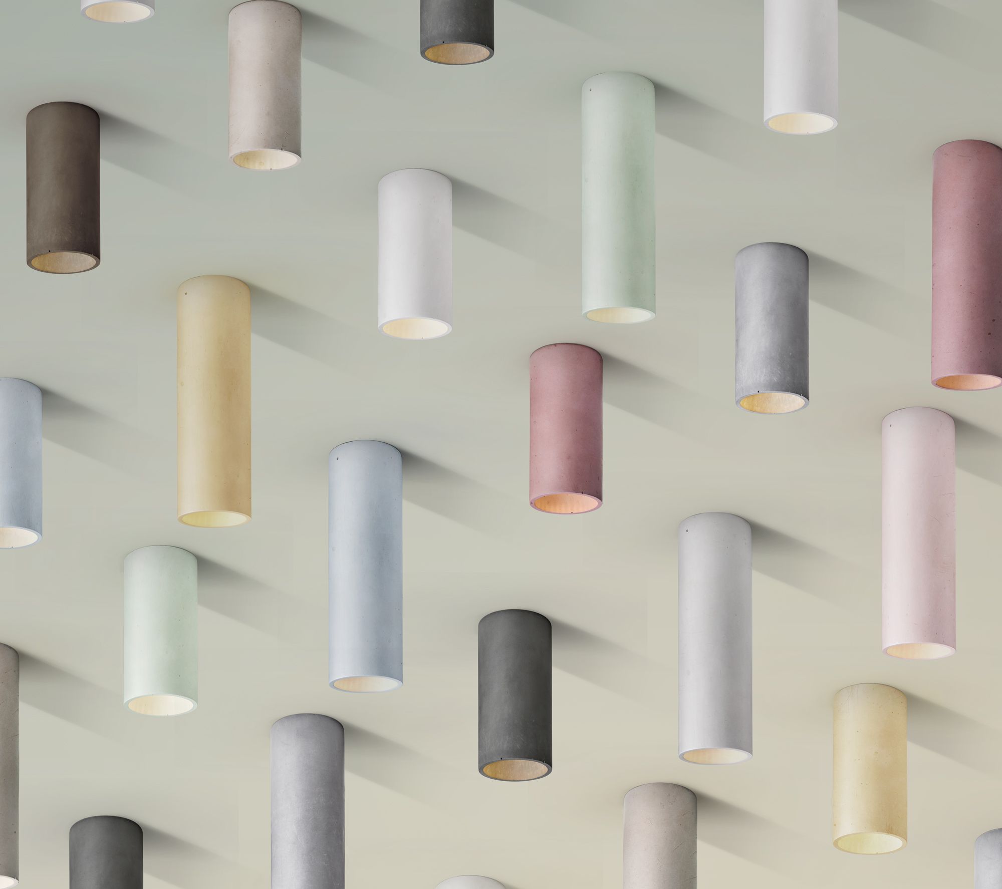 CROMIA Concrete ceiling lamp By Plato Design | design Alessandro Mattei ...