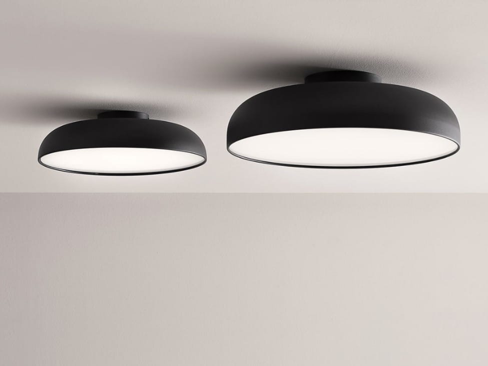 BUDINO LED steel ceiling lamp By Vesoi